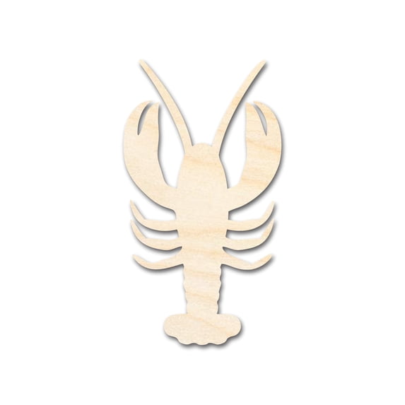 Unfinished Wood Crawfish Shape | DIY Craft Cutout 7" / 1/8" - Walmart.com