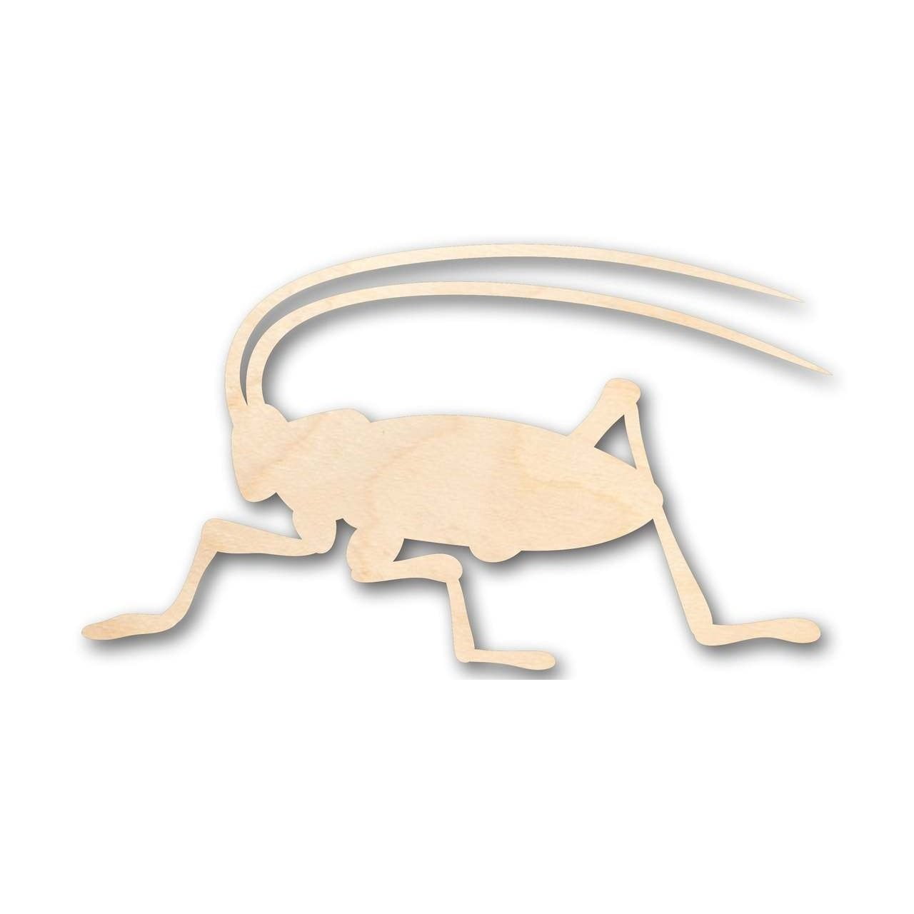 Unfinished Wood Cricket Shape - Insect - Wildlife - Craft - up to 46 ...