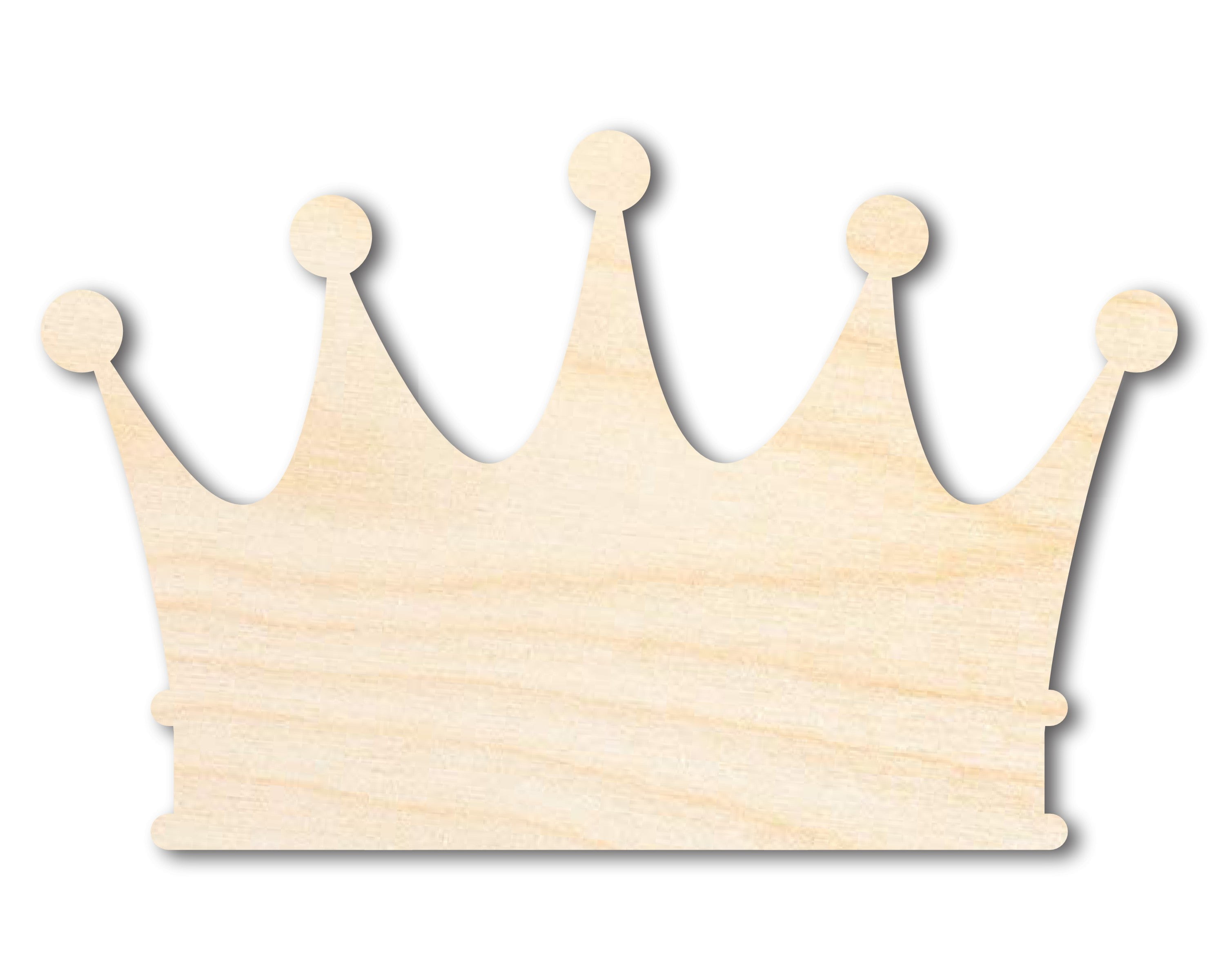 Unfinished Wood Crown Shape | Medieval Pirates | DIY Craft Cutout | up ...