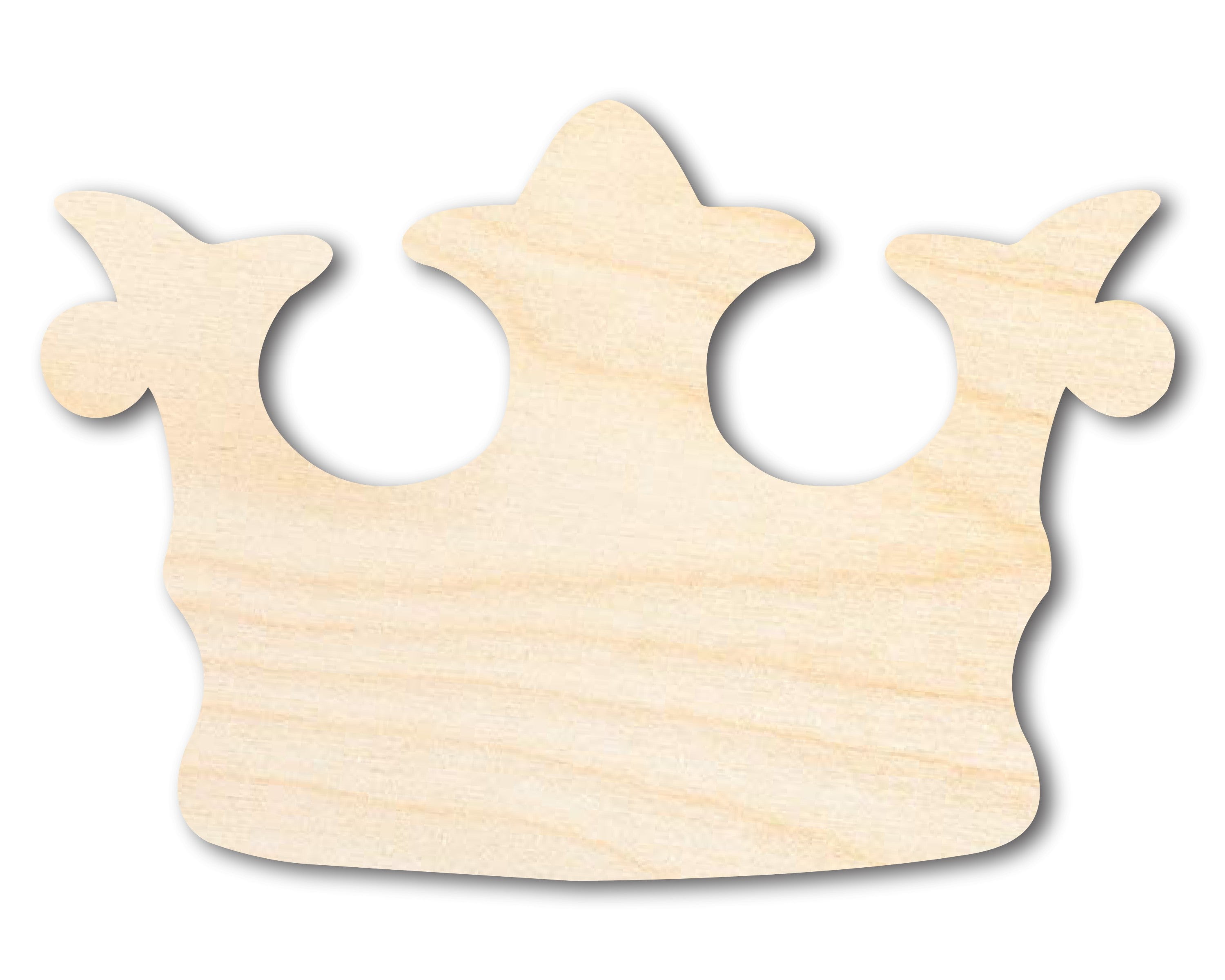 Unfinished Wood Crown Shape | Royalty King Queen | DIY Craft Cutout ...