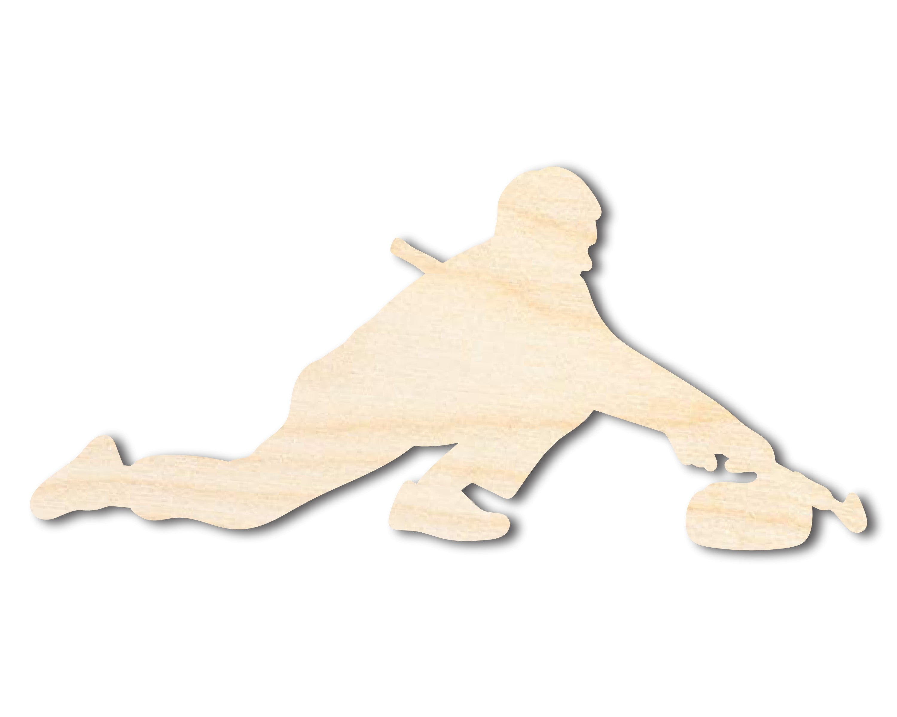 Unfinished Wood Curling Man Shape | DIY Craft Cutout | up to 46" DIY 18 ...