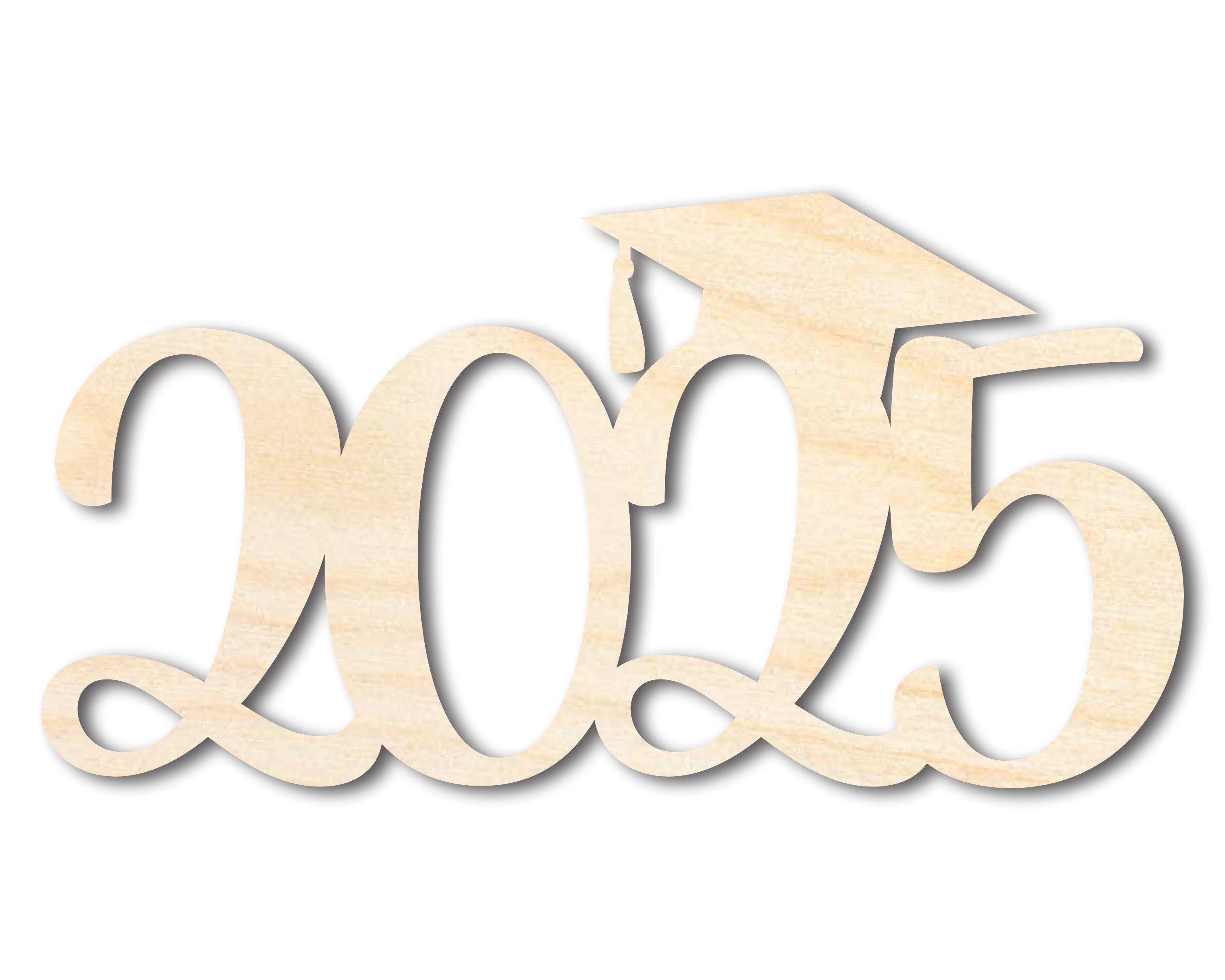 Unfinished Wood Cursive 2025 Shape | DIY Craft Cutout | up to 46" DIY ...