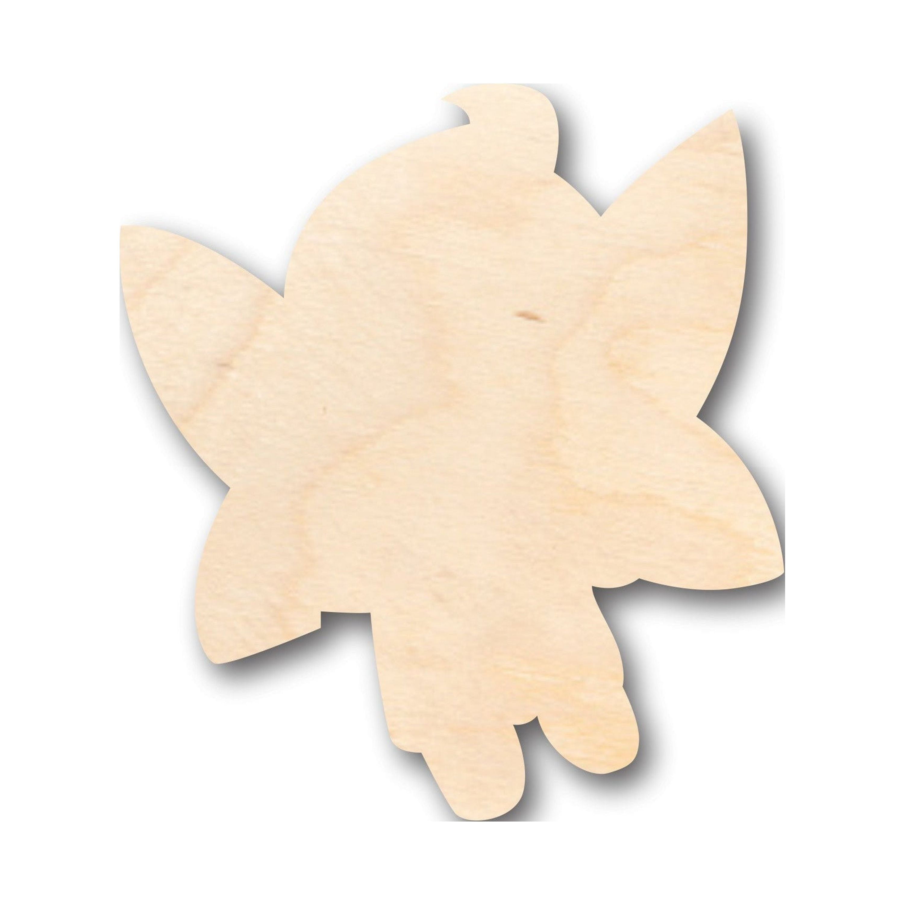 Unfinished Wood Cute Fairy Shape - Craft - up to 46" DIY 7" / 1/8 ...