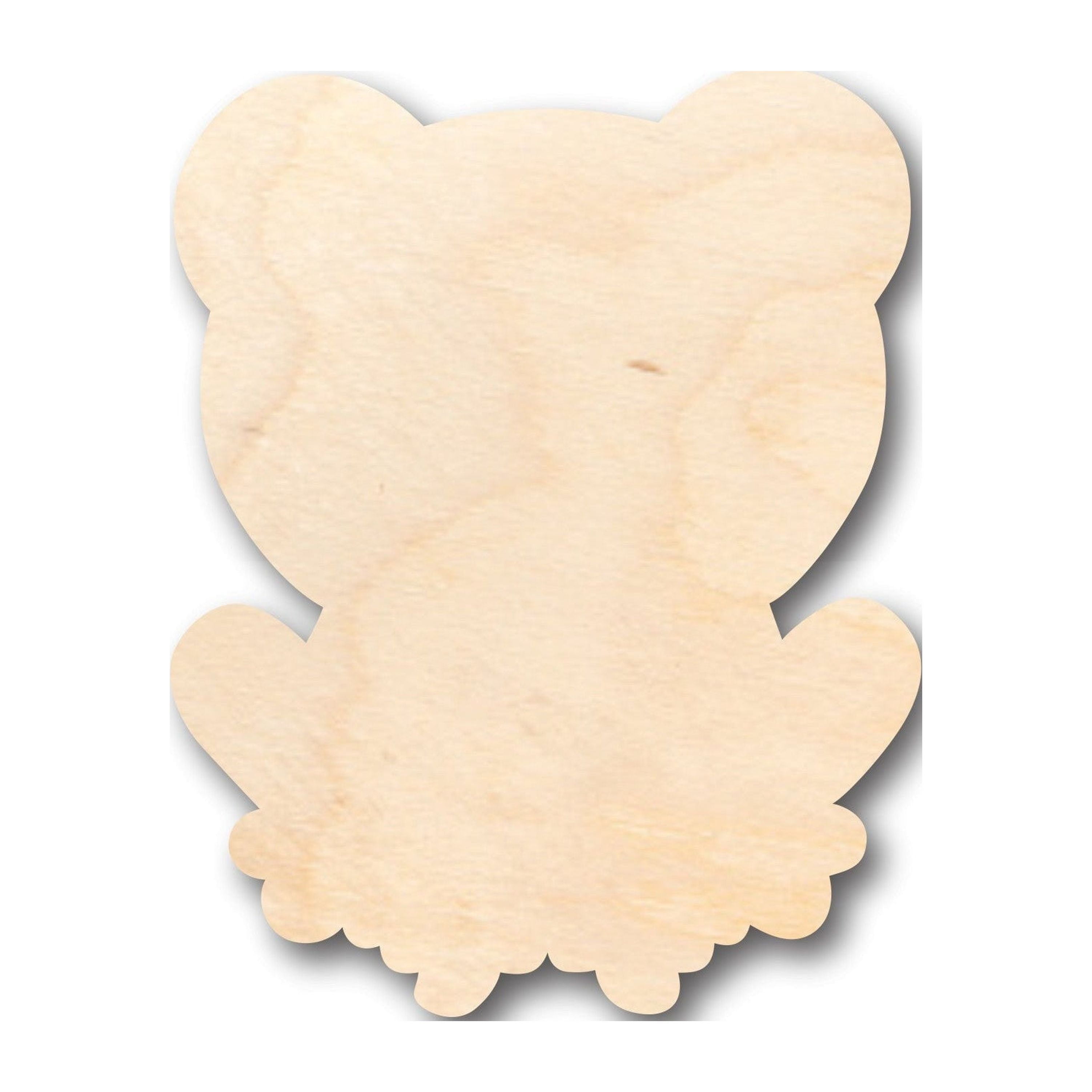 Unfinished Wood Cute Frog Shape - Craft - up to 46" DIY 20" / 1/8 ...