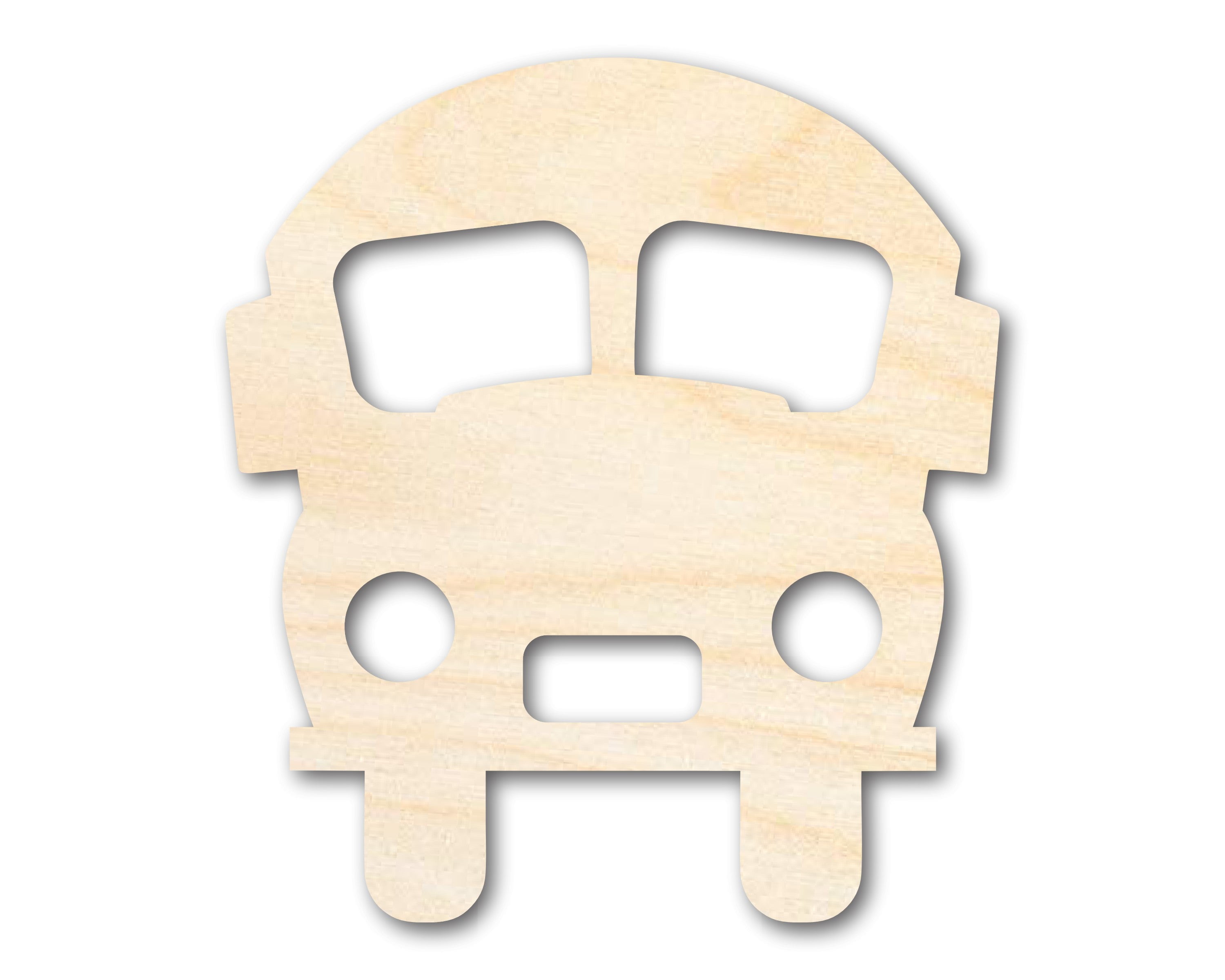 Unfinished Wood Cute School Bus Shape | Back to School | Kids Crafts ...