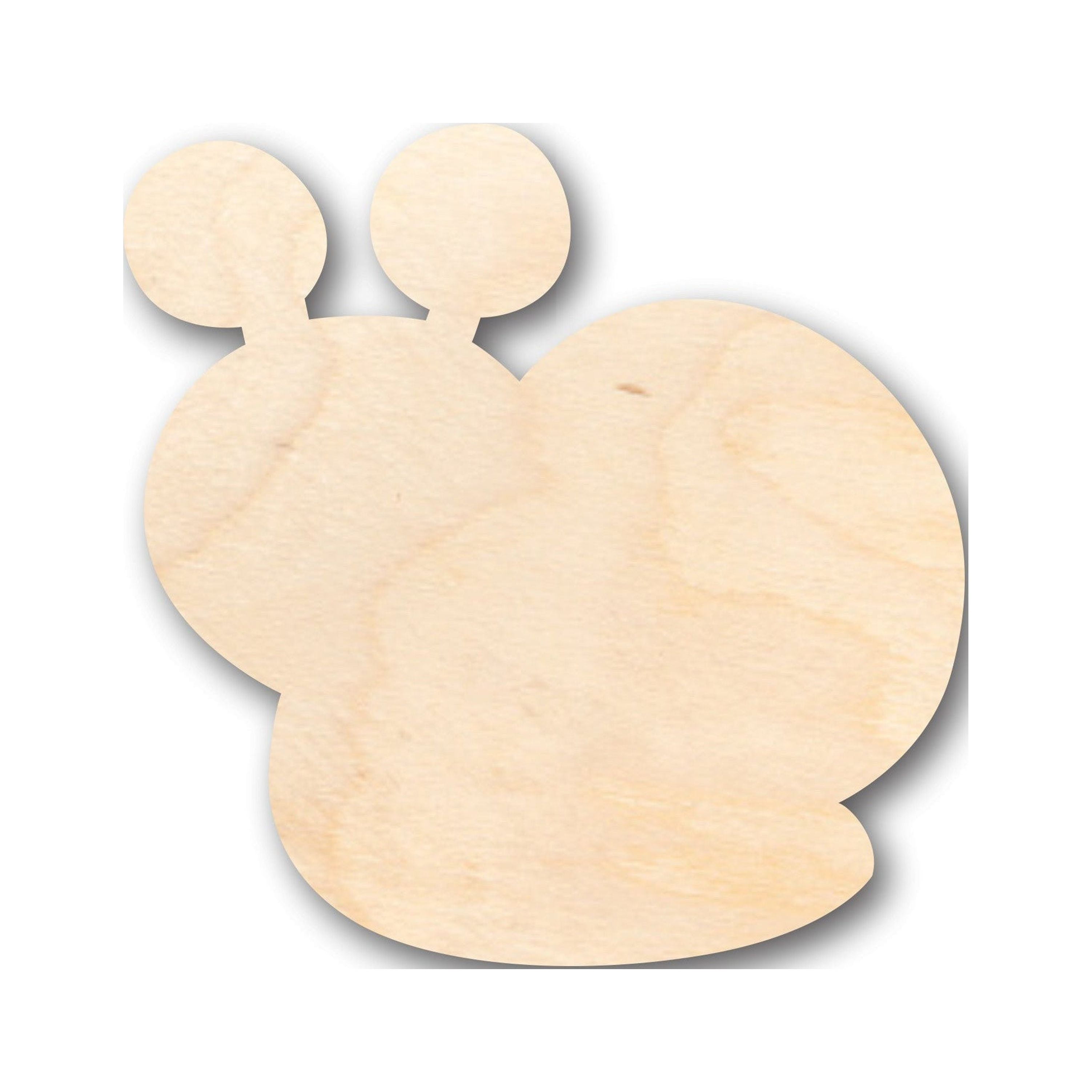 Unfinished Wood Cute Snail Shape - Craft - up to 36'' DIY 2'' / 1/4 ...