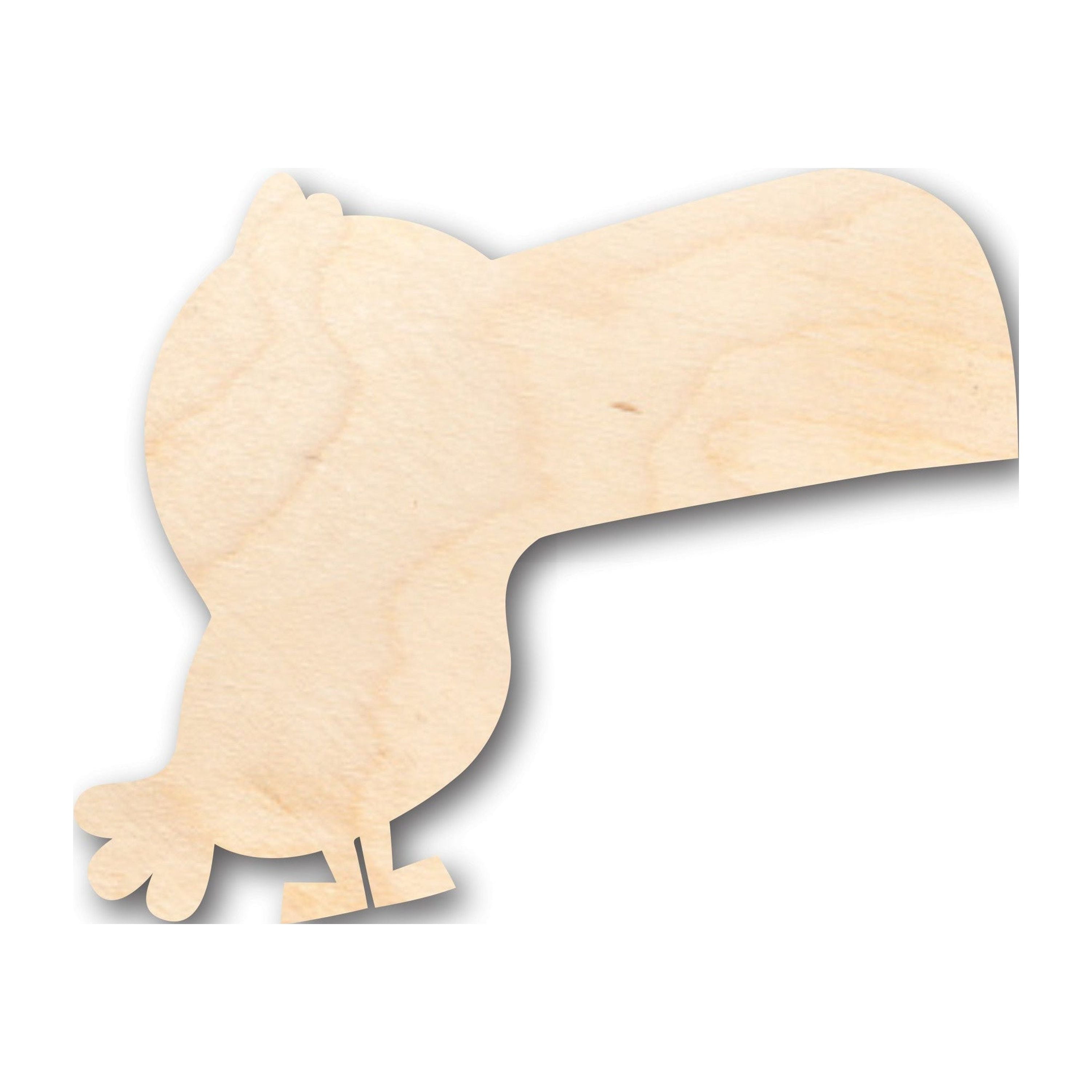 Unfinished Wood Cute Toucan Shape - Craft - up to 46" DIY 7" / 1/2 ...