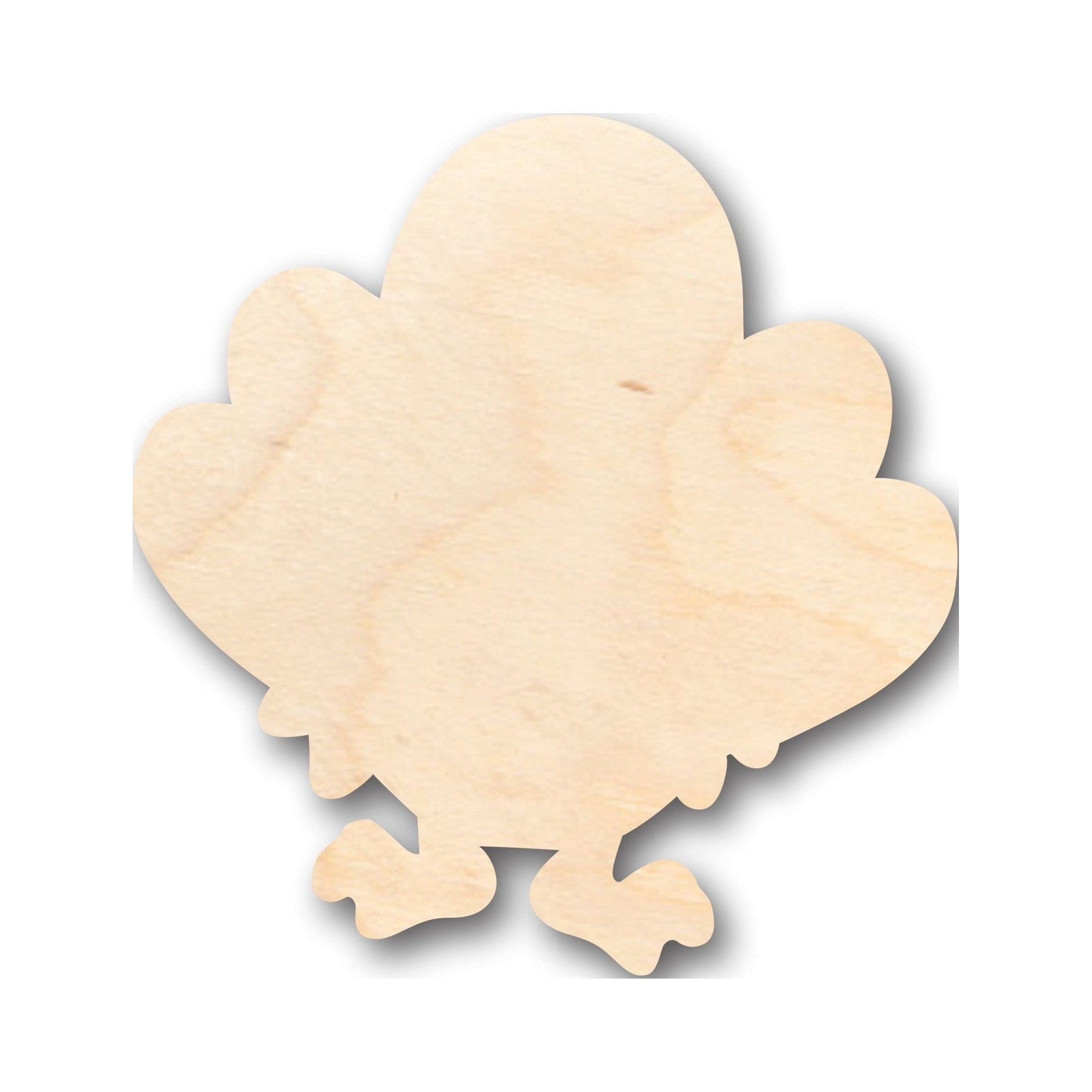 Unfinished Wood Cute Turkey Shape - Craft - up to 46" DIY 5" / 1/2 ...