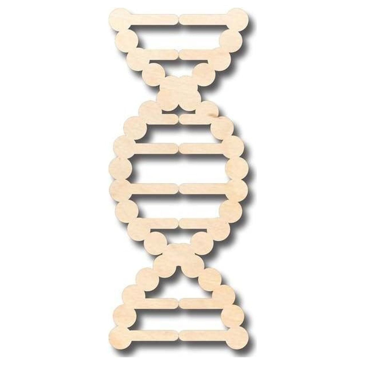 Unfinished Wood DNA Shape - Biology - Craft - up to 46" DIY 5" / 1/8 ...