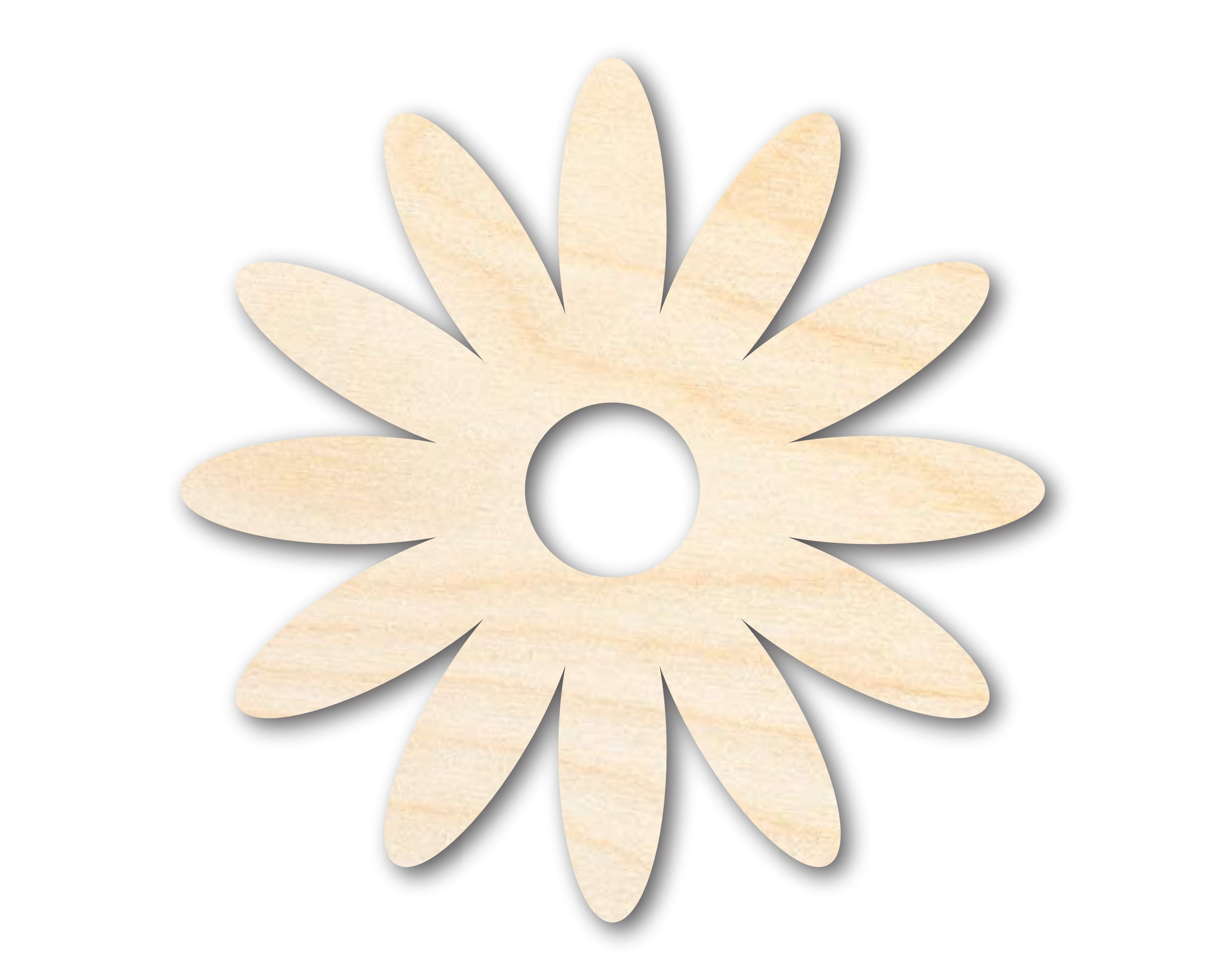 Unfinished Wood Daisy Shape | Flower | Craft Cutout | up to 46" DIY 42 ...