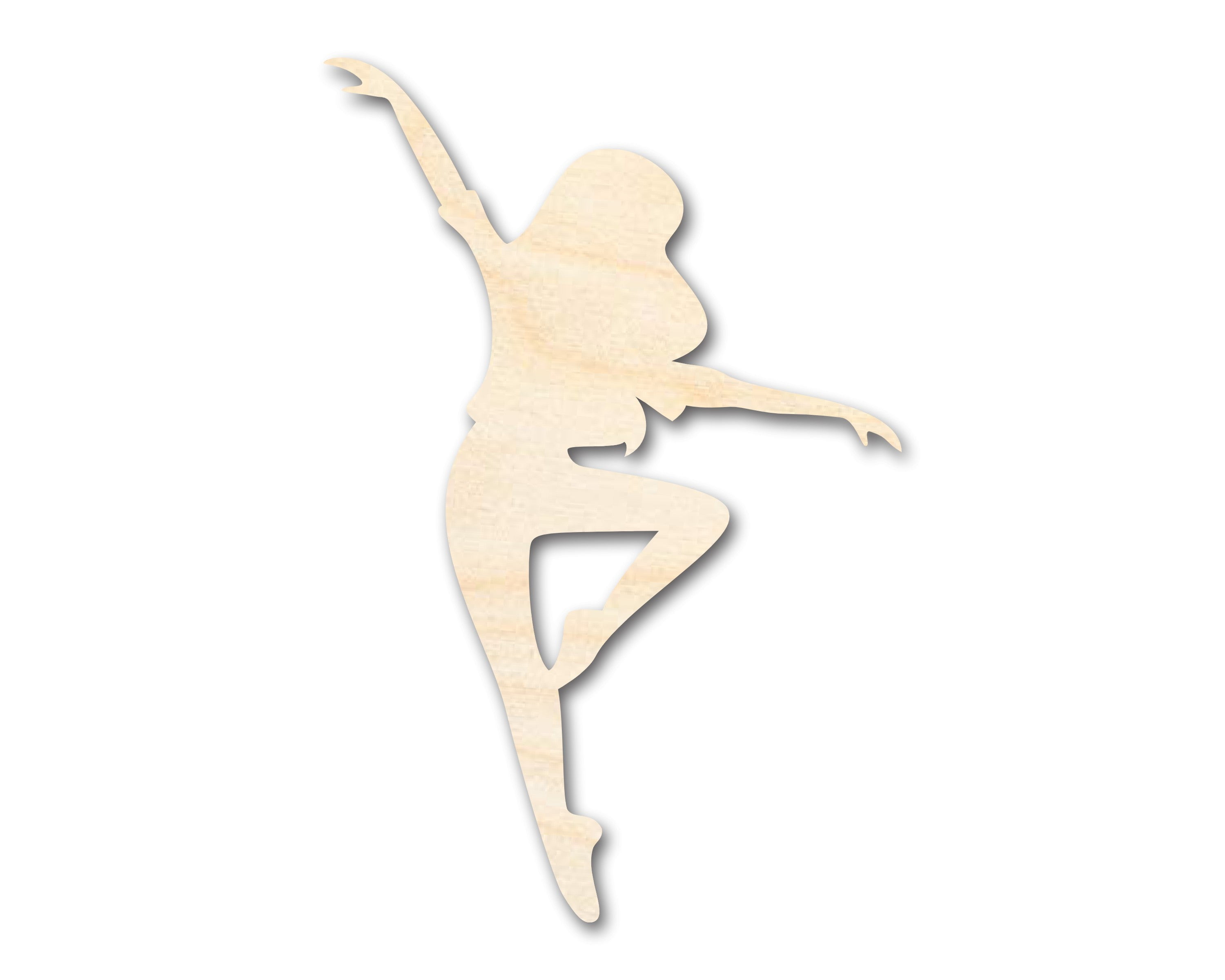 Unfinished Wood Dancer Shape - Dance Craft - up to 46" DIY 20" / 1/4 ...