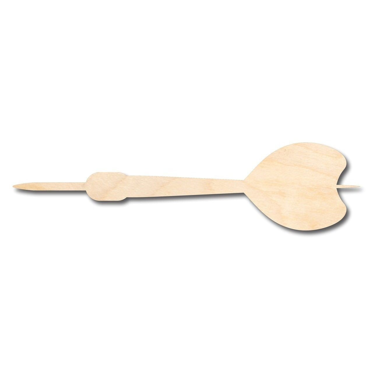 Unfinished Wood Dart Shape - Craft - up to 46" DIY 24" / 3/4" - Walmart.com