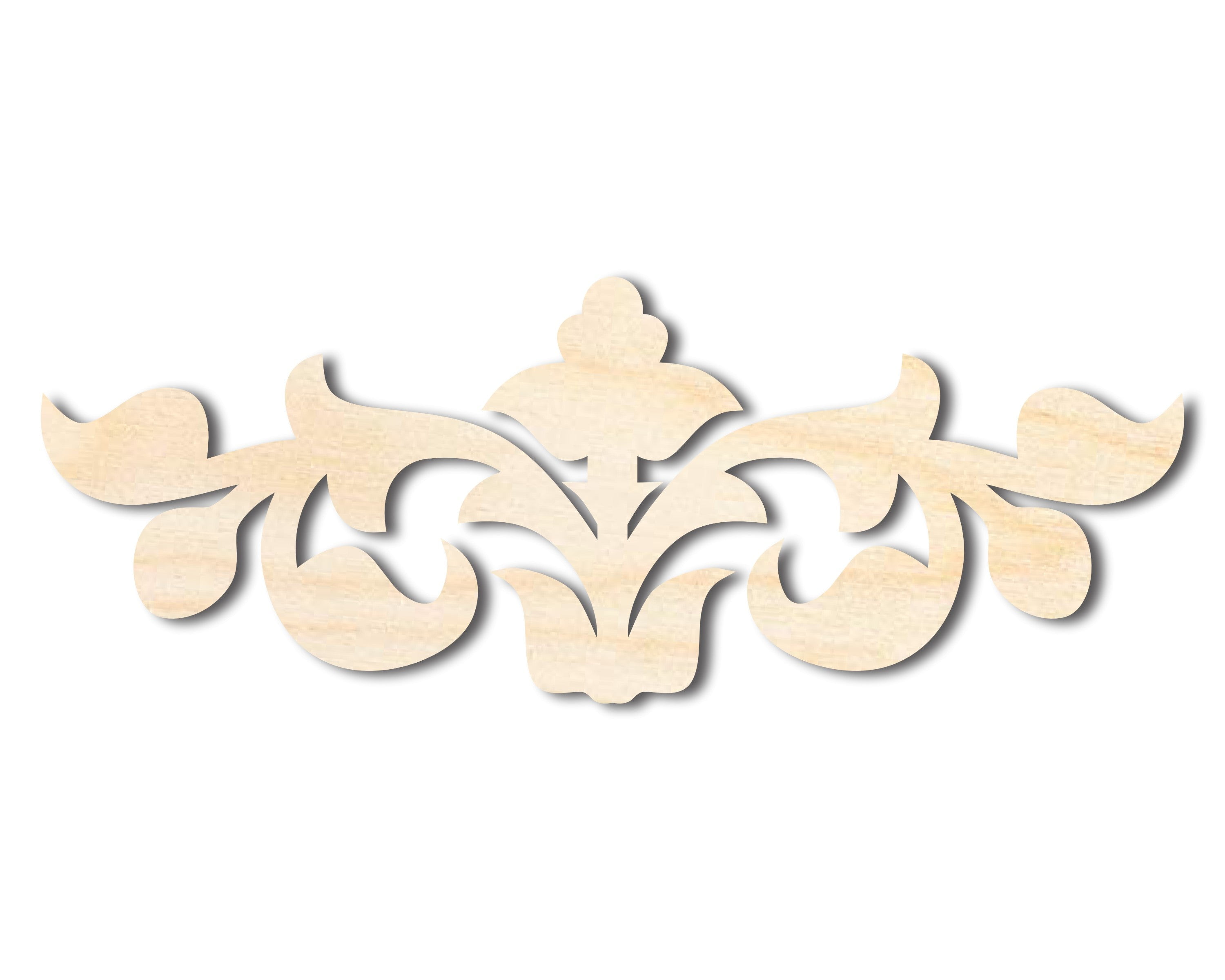 Unfinished Wood Deco Border Silhouette - Craft - up to 46" DIY 18" / 3/ ...