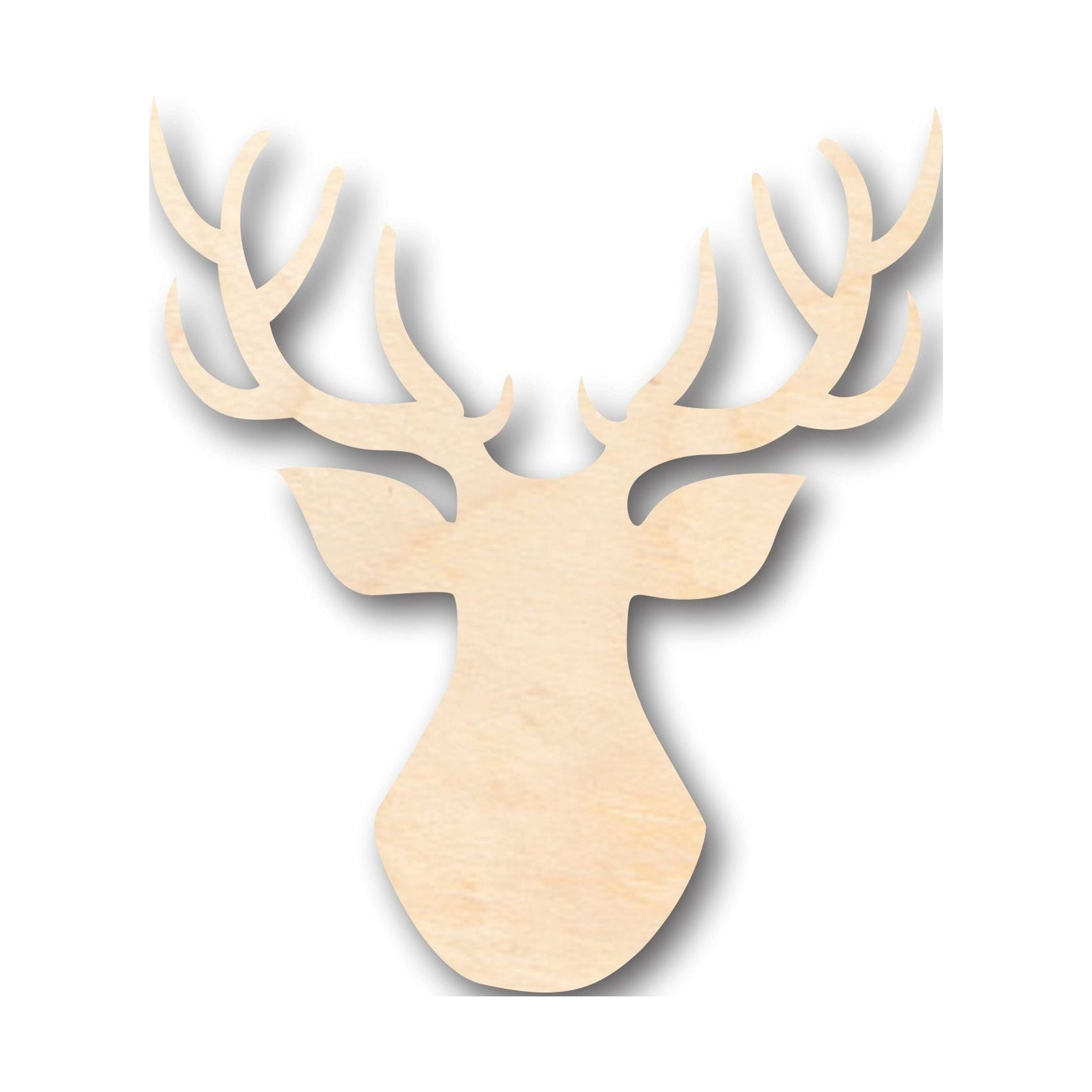 Unfinished Wood Deer Antlers Buck Shape - Craft - up to 46" DIY 30" / 1 ...