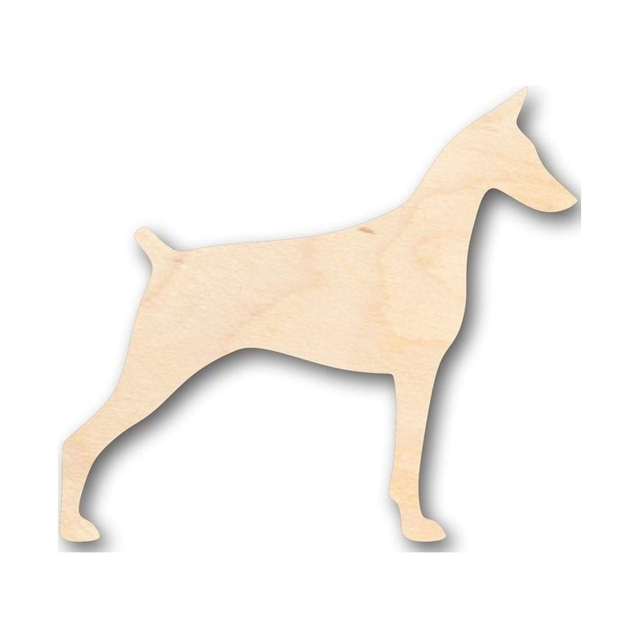 Unfinished Wood Doberman Dog Shape - Animal - Pet - Craft - up to 46 ...
