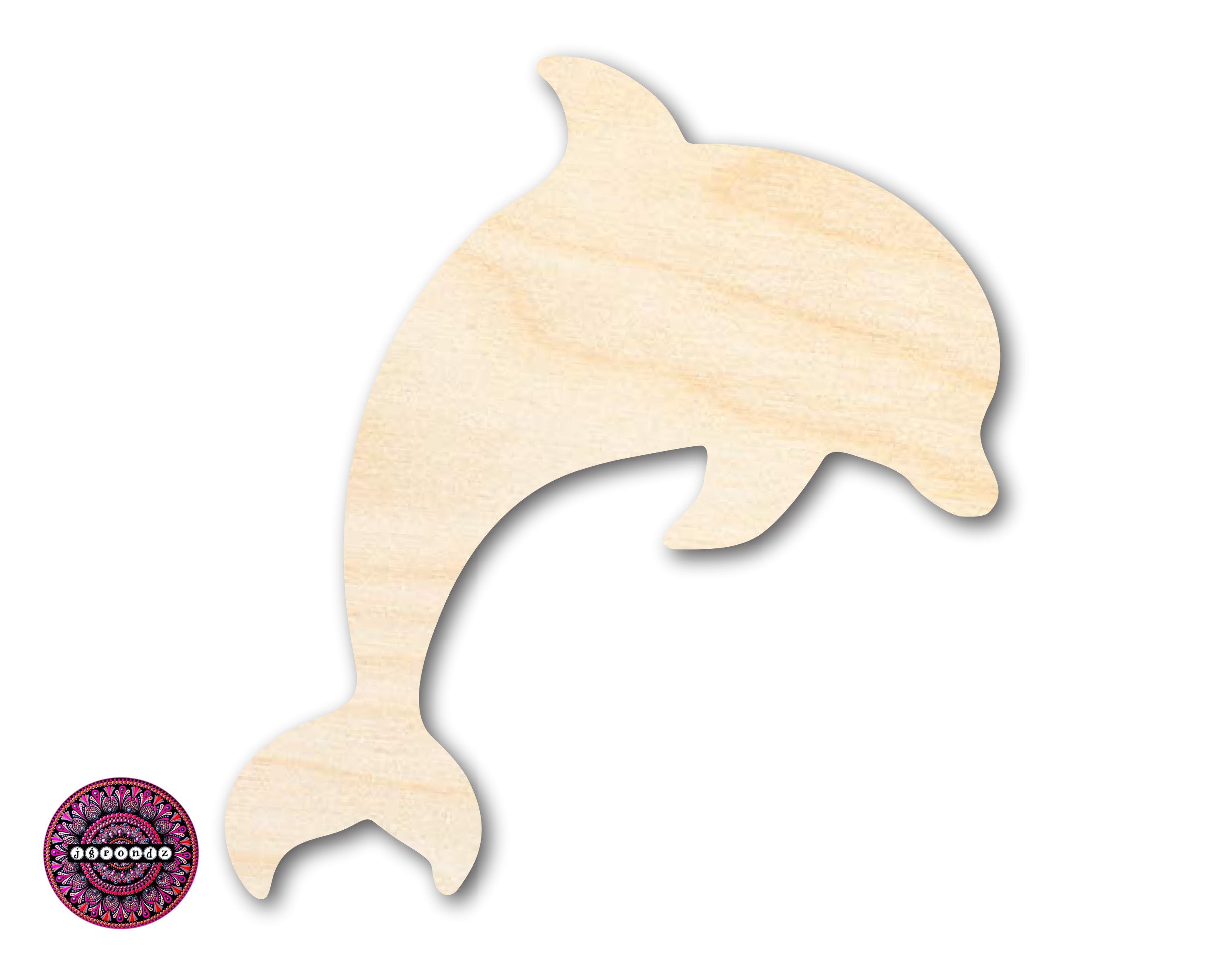 Unfinished Wood Dolphin Shape | JGrondz | DIY Craft Cutout | up to 46 ...