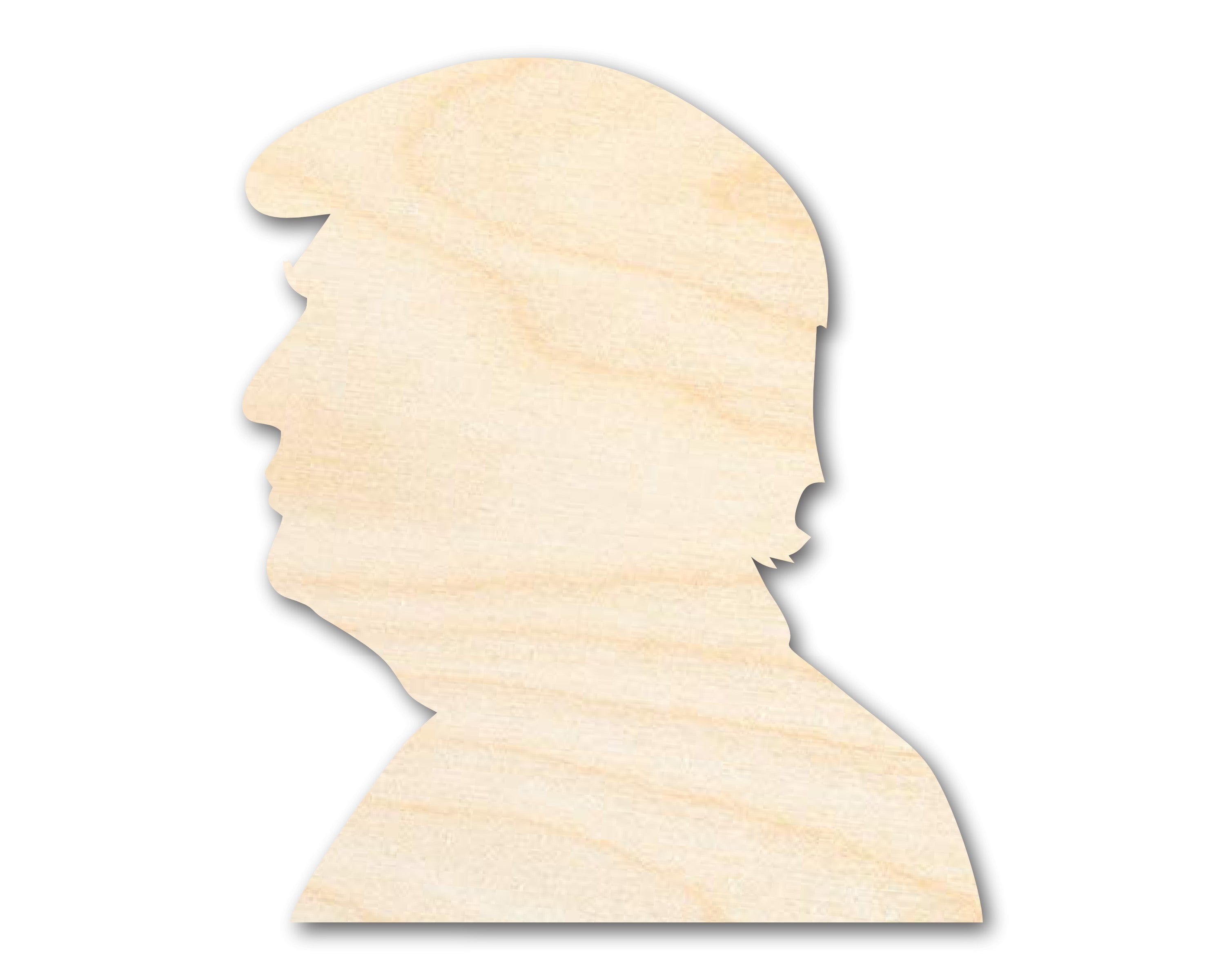 Unfinished Wood Donald J. Trump Shape | DIY Craft Cutout | up to 46 ...