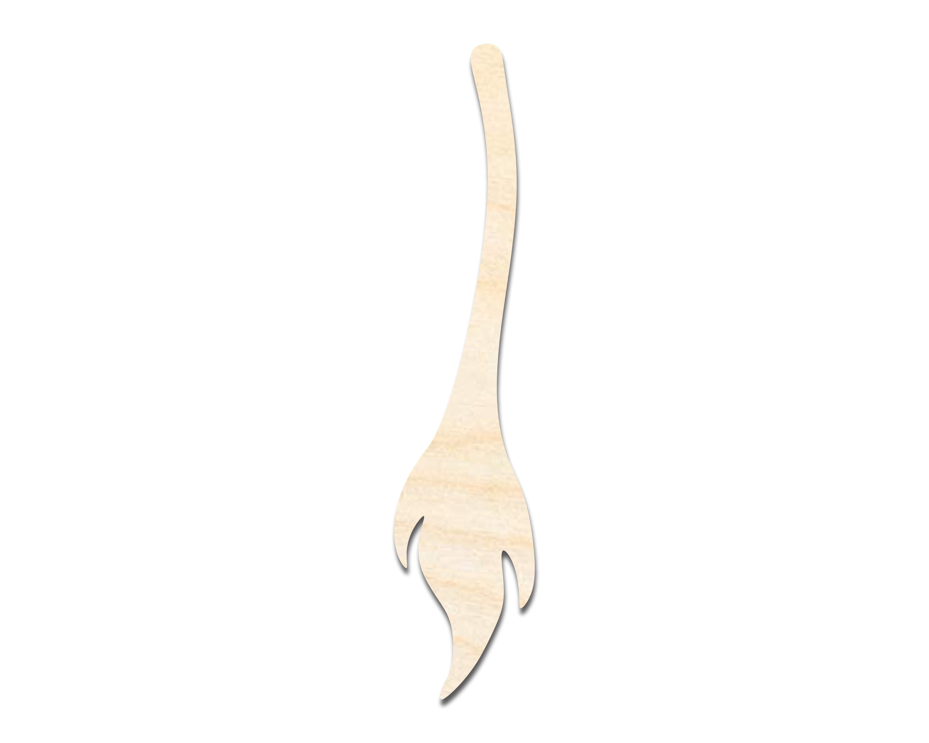 Unfinished Wood Donkey Tail Shape - Craft - up to 46" 16" / 1/4 ...