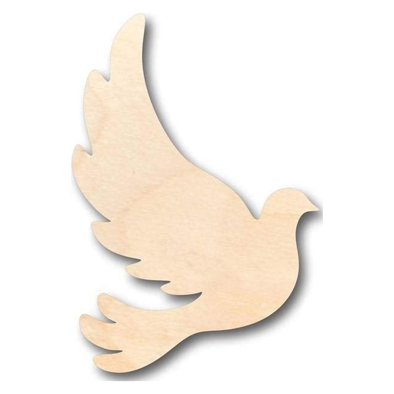 Unfinished Wood Dove Shape - Bird - Wildlife - Craft - up to 46" DIY 6 ...
