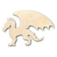 Unfinished Wood Dragon Shape - Mythical - Beast - Craft - up to 24" DIY ...