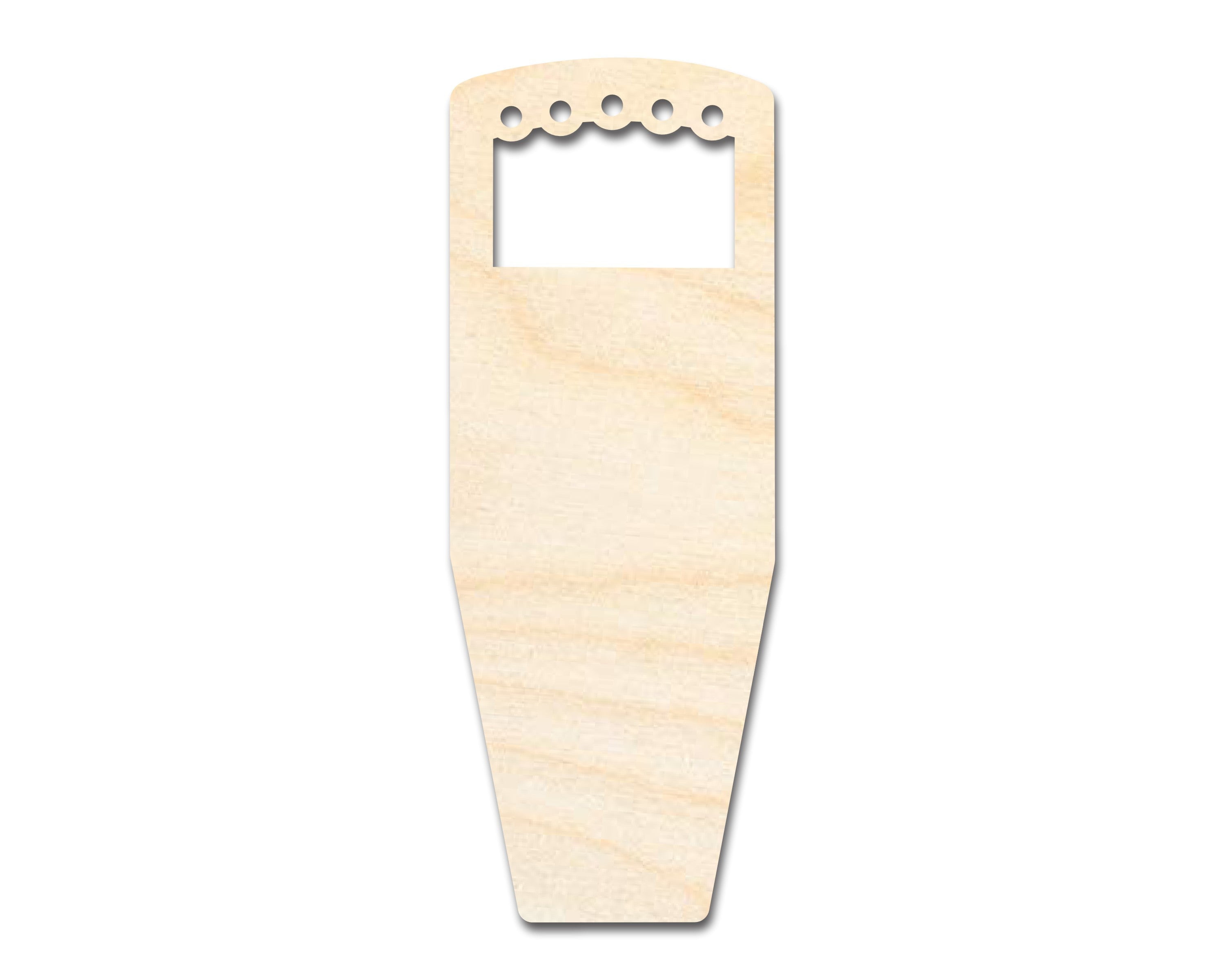 Unfinished Wood EMF Meter Shape | Craft Cutout | up to 46" DIY 8" / 1/4 ...