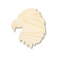 Unfinished Wood Eagle Head Shape | DIY Craft Cutout 3" / 1/8" - Walmart.com
