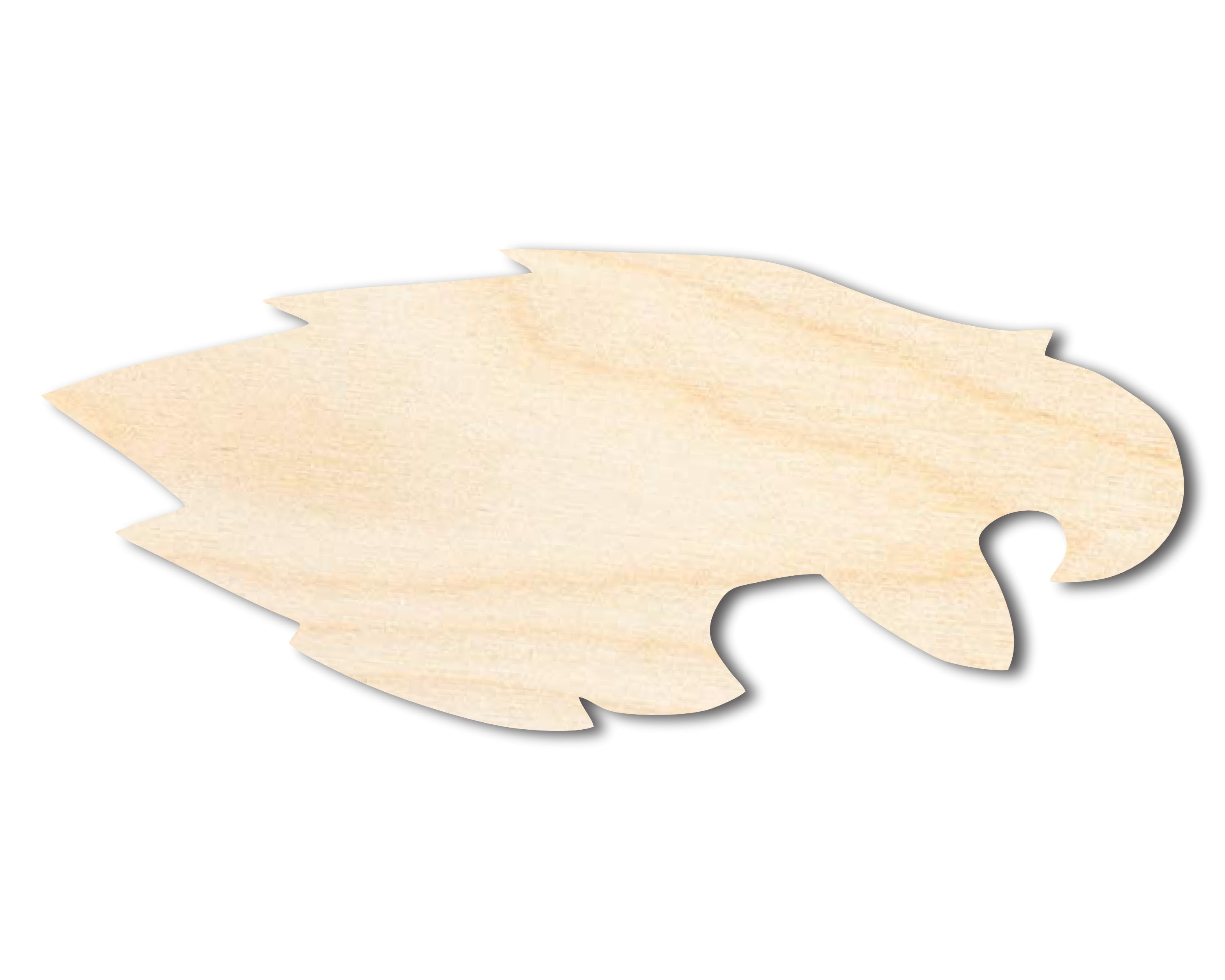 Unfinished Wood Eagle Mascot Shape | DIY Craft Cutout 18" / 1/8 ...