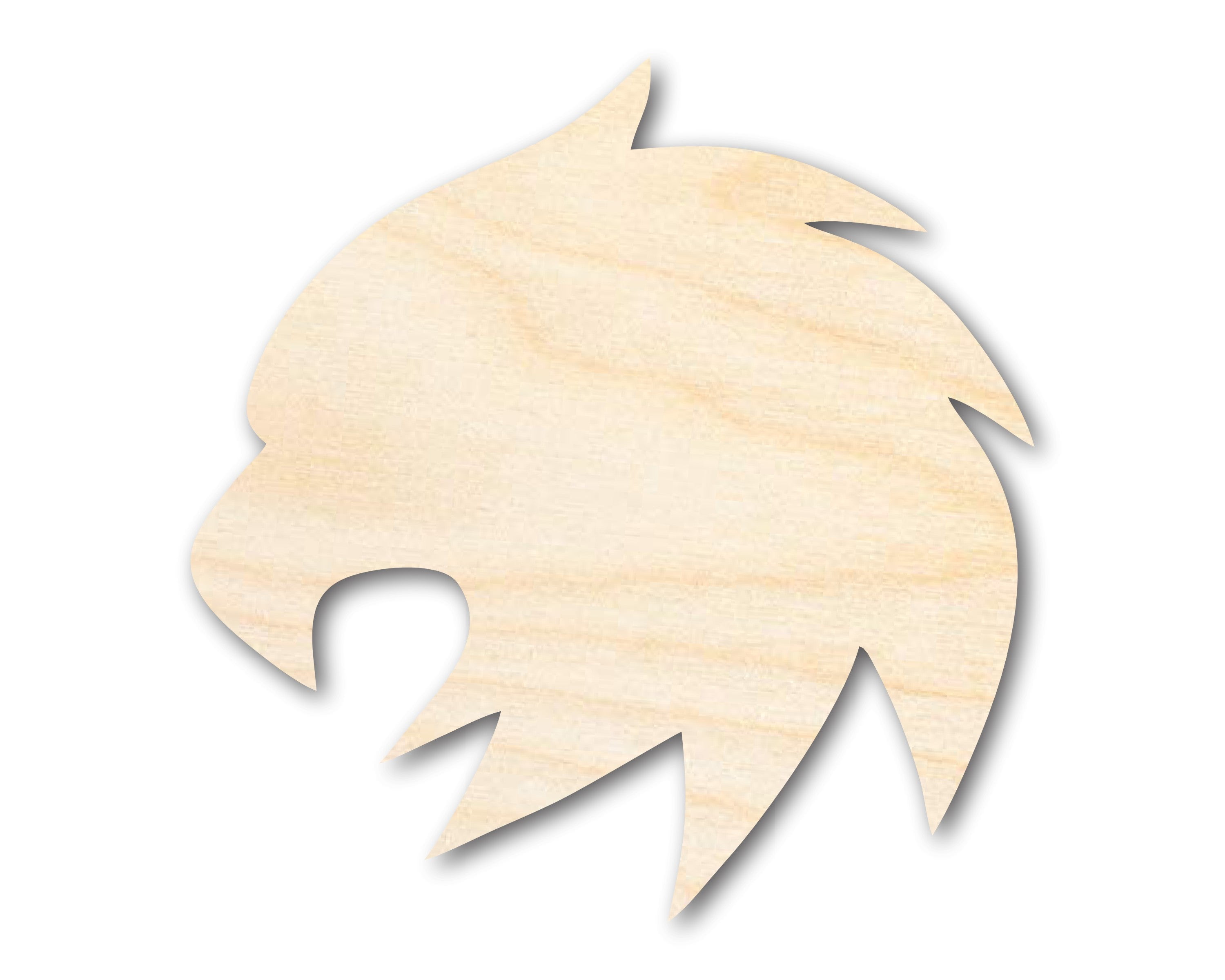 Unfinished Wood Eagle Mascot Shape | DIY Craft Cutout | up to 46" DIY ...