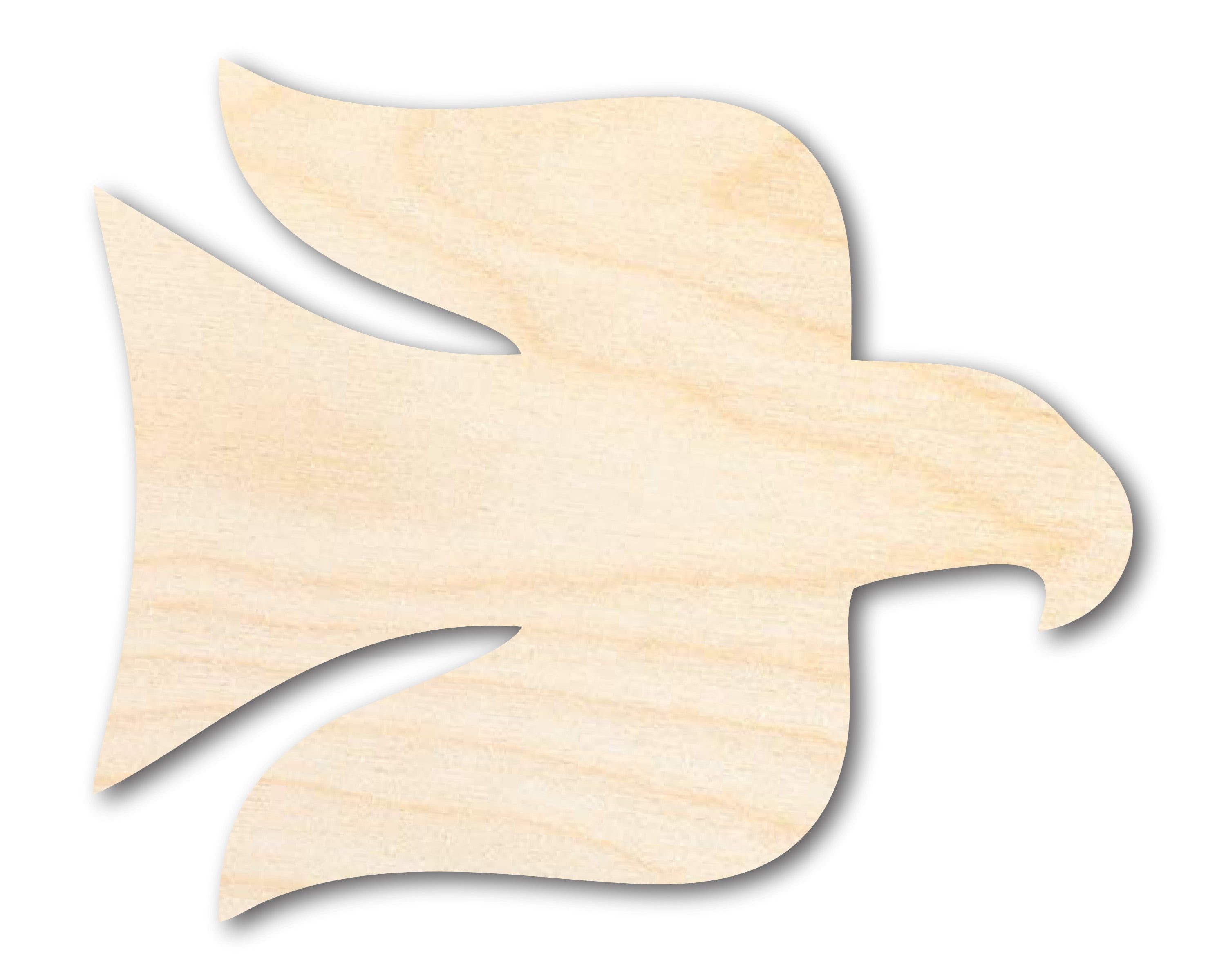 Unfinished Wood Eagle Totem Shape - Craft - up to 46" 20" / 1/8 ...