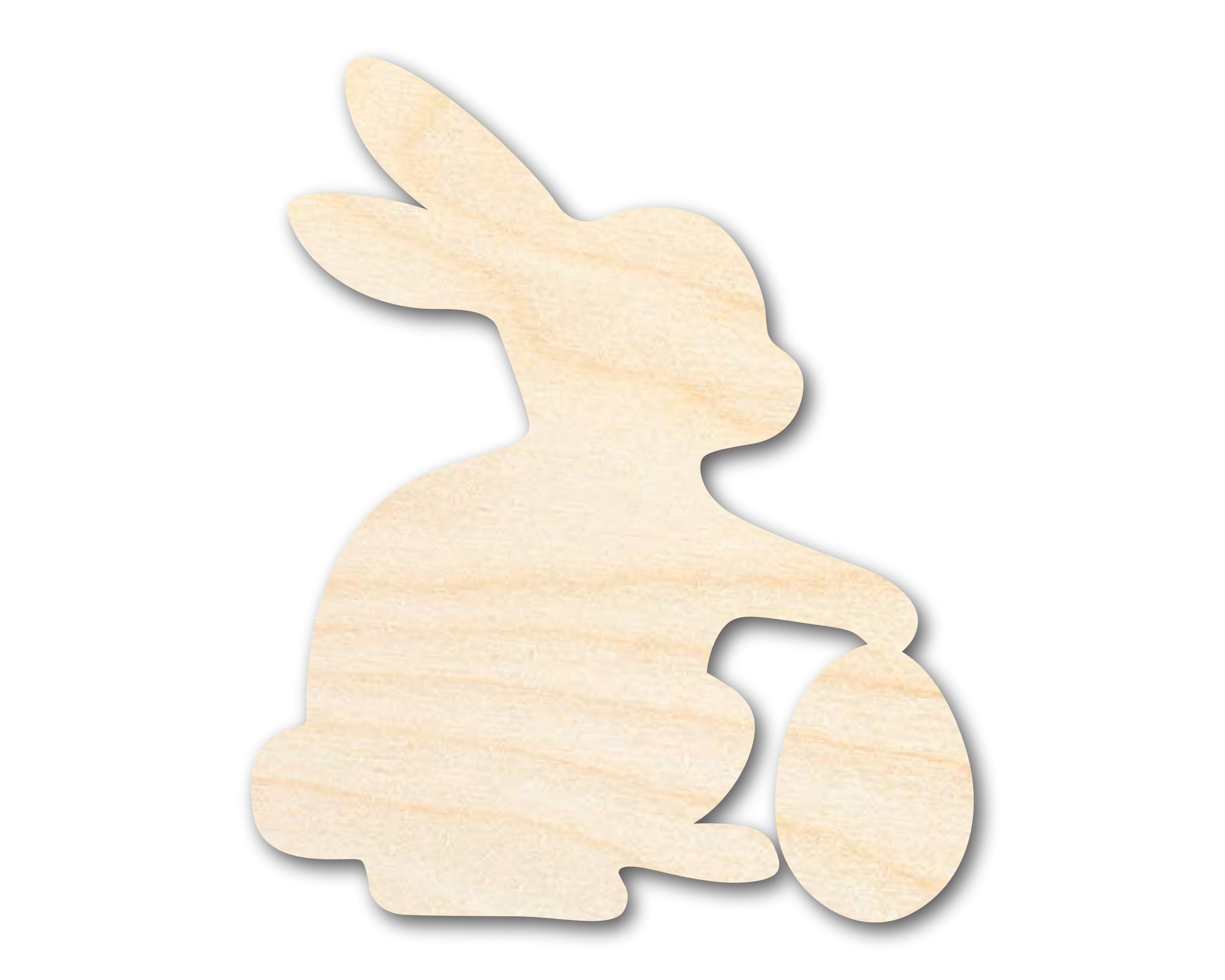 Unfinished Wood Easter Bunny Shape - Easter Bunny Egg Craft - up to 46 ...