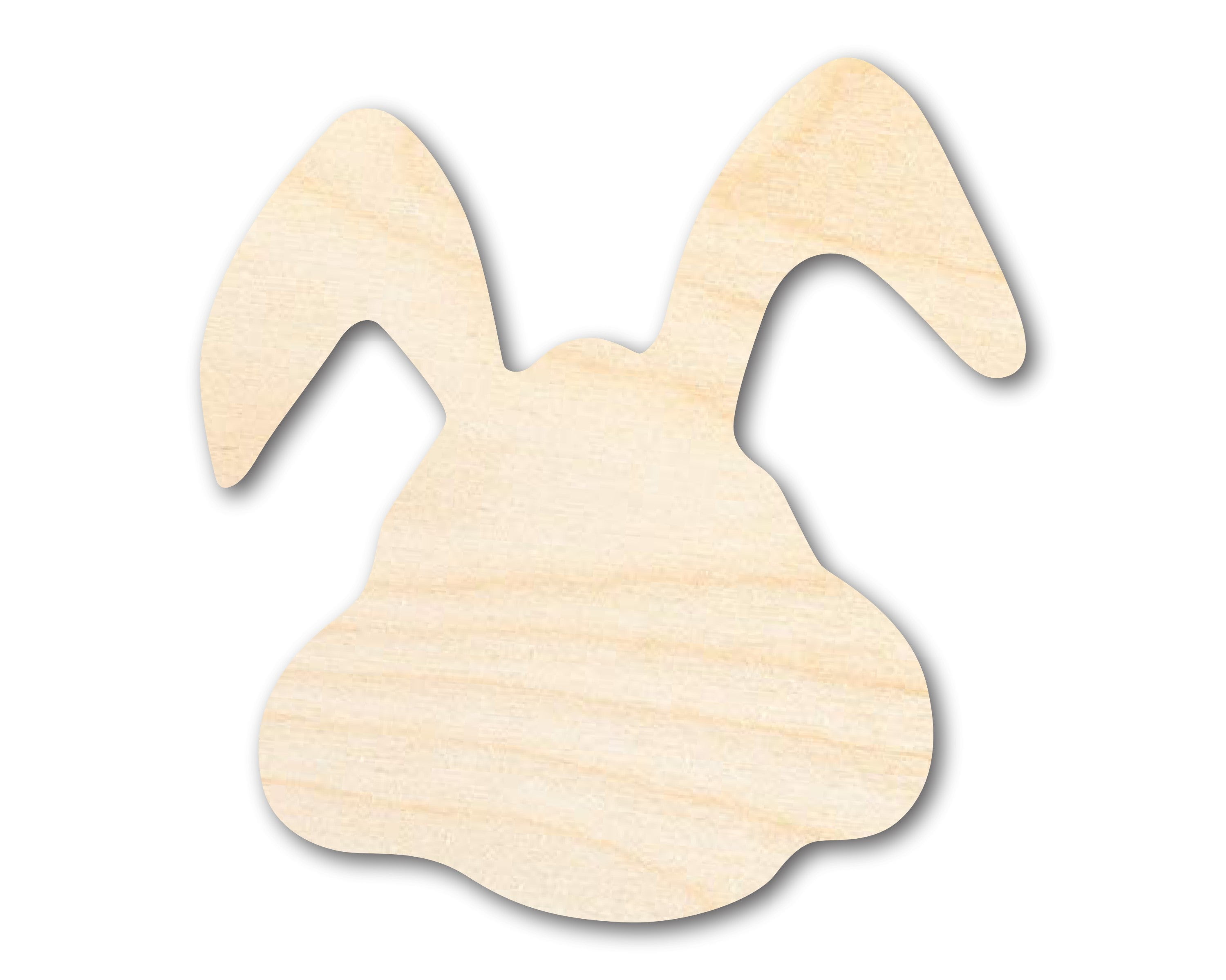 Bigger Better | Unfinished Wood Easter Bunny Silhouette | DIY Craft ...