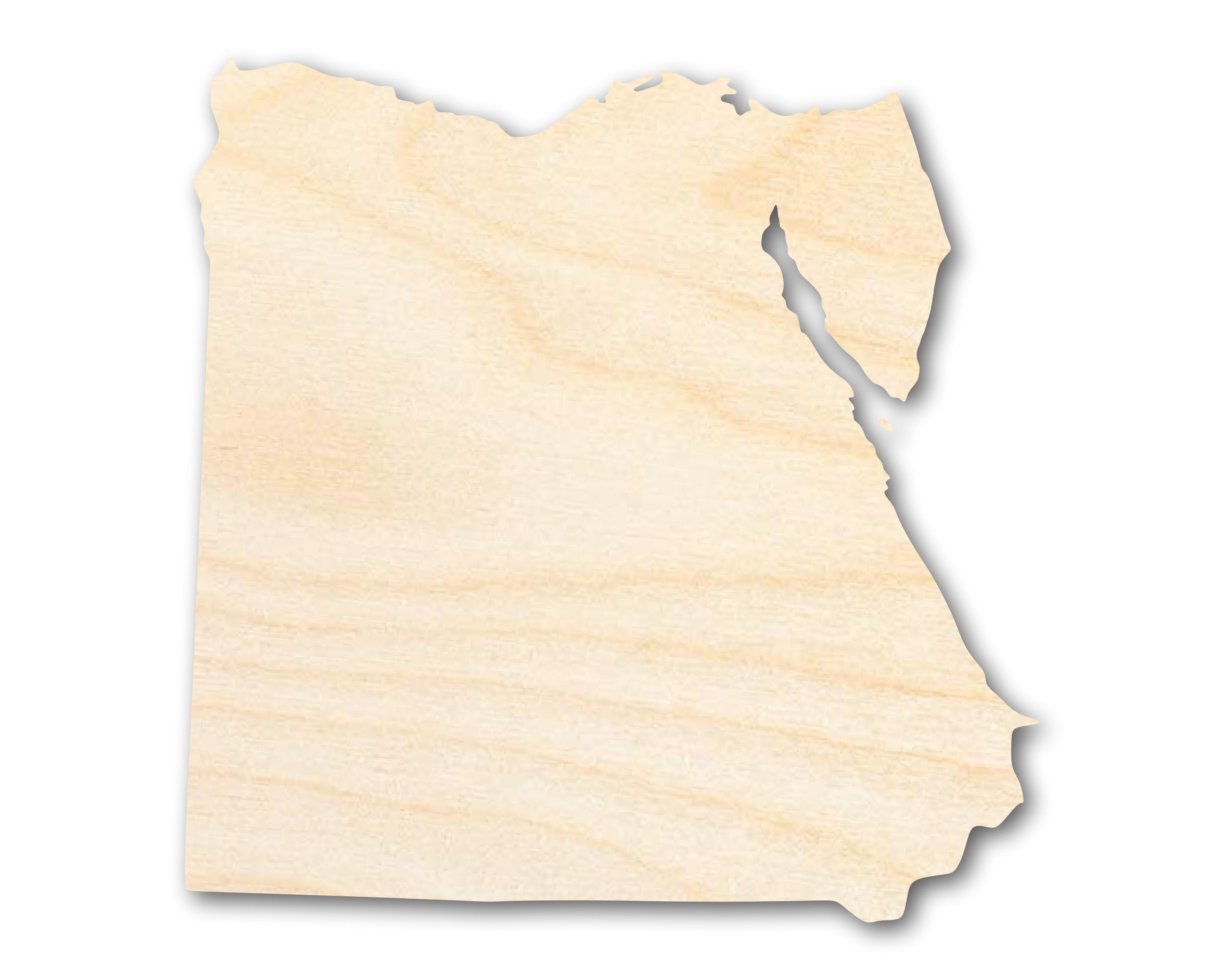 Unfinished Wood Egypt Shape - Craft - up to 46" 6" / 1/4" - Walmart.com