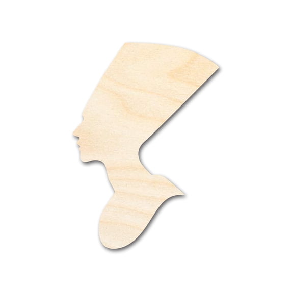 Unfinished Wood Egyptian Queen Shape | DIY Craft Cutout 4" / 1/8 ...