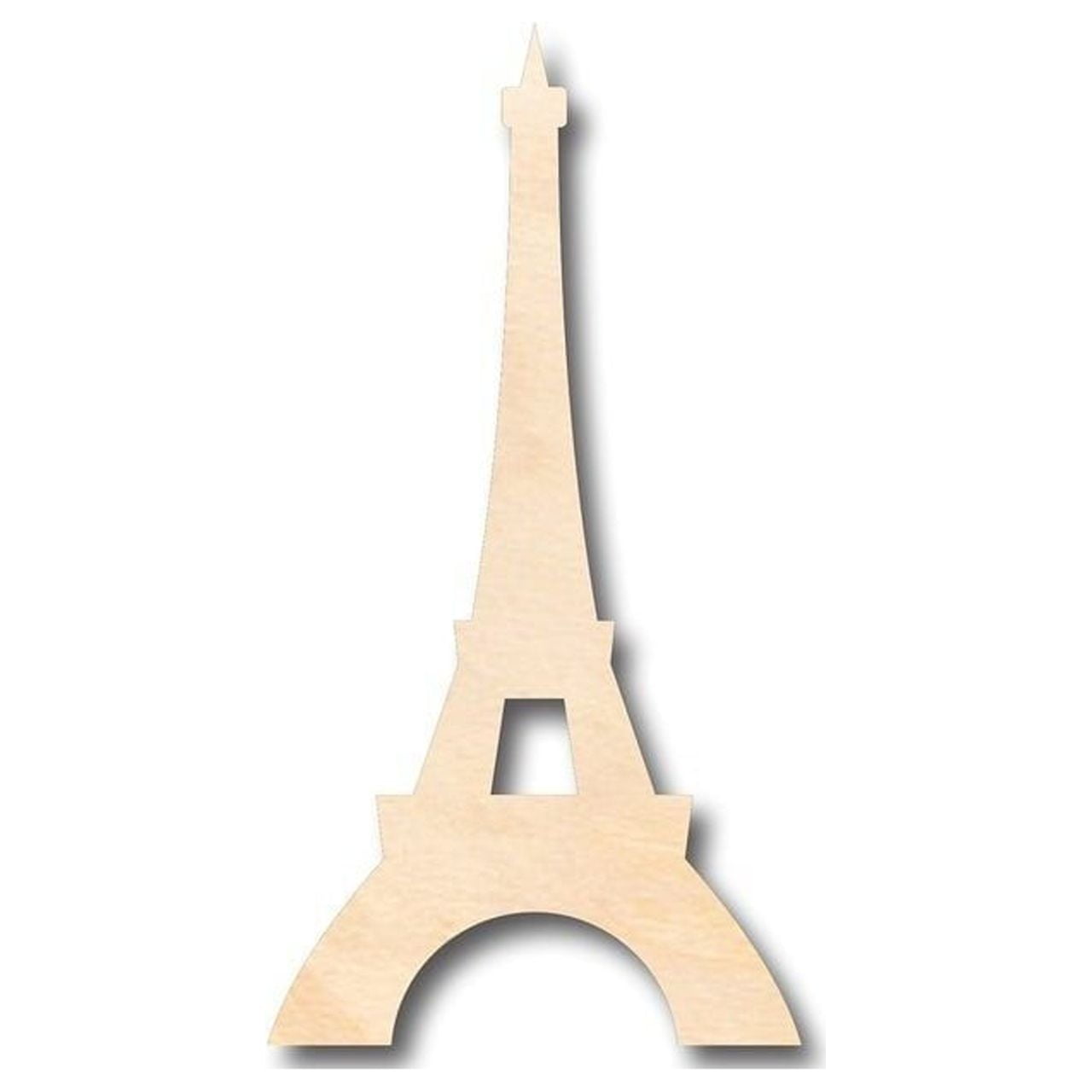 Unfinished Wood Eiffel Tower Shape - Paris - Monument - Craft - up to ...