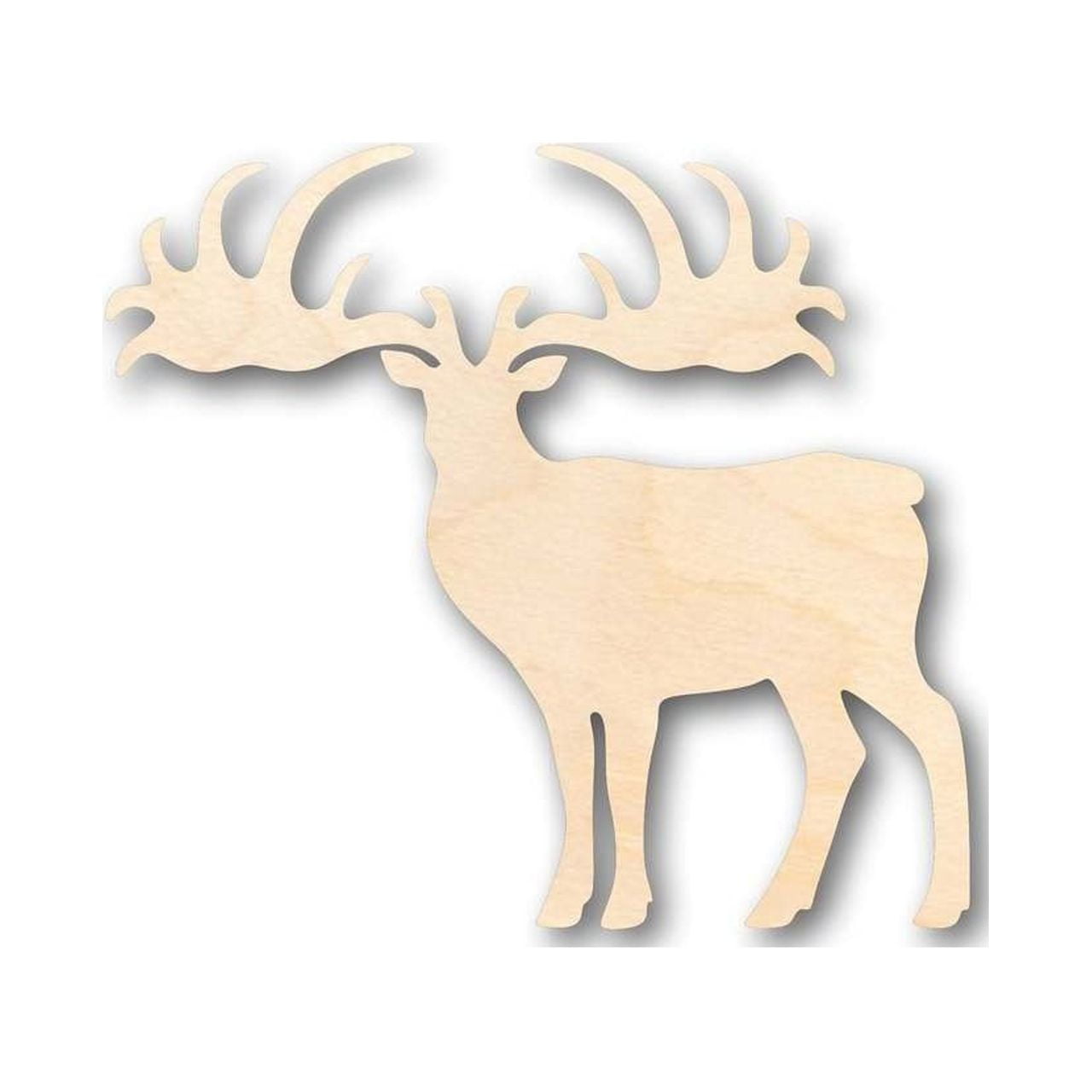Unfinished Wood Elk Shape - Animal - Wildlife - Craft - up to 46" DIY 8 ...