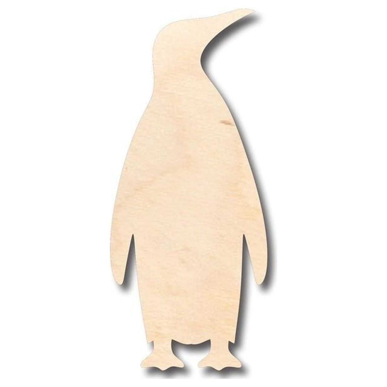 Unfinished Wood Emperor Penguin Shape - Animal - Wildlife - Craft - up ...