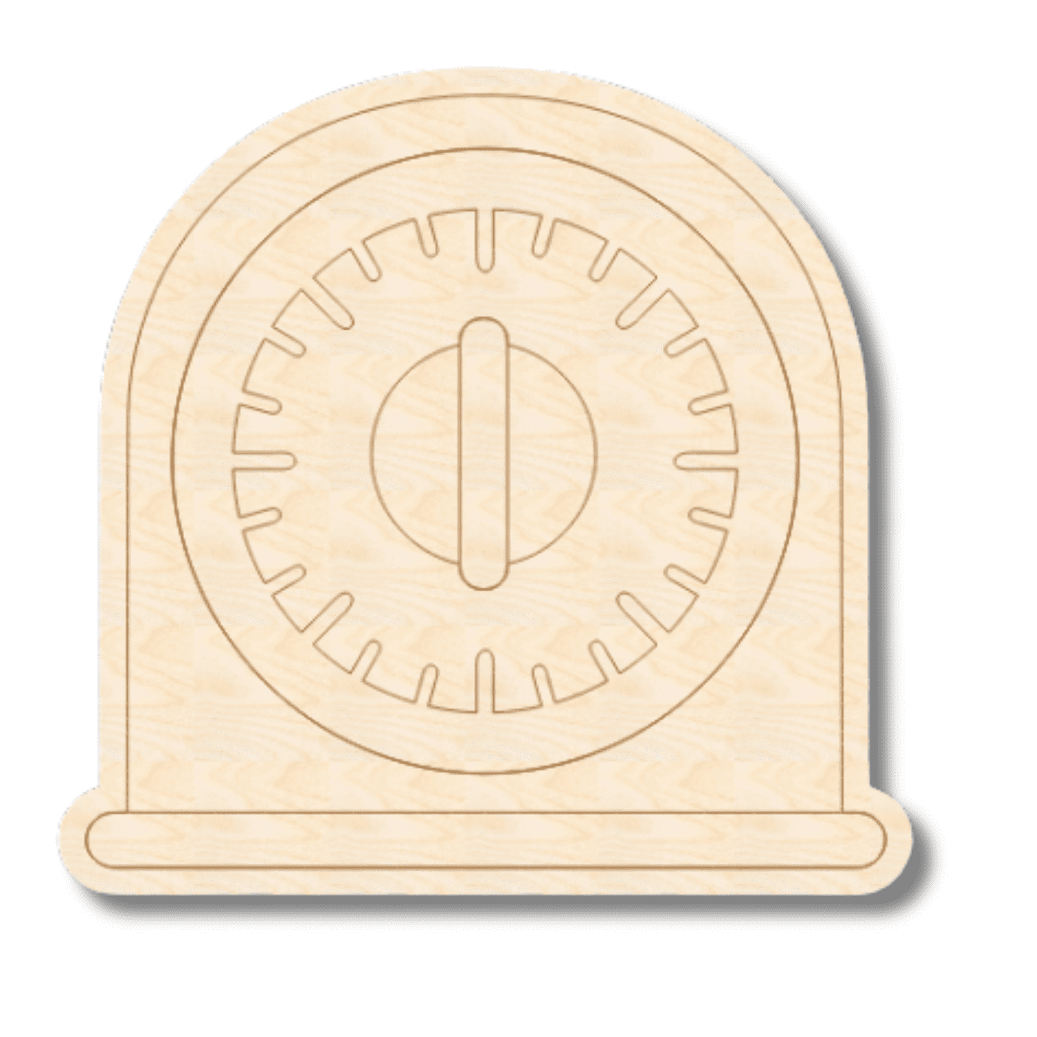 Unfinished Wood Etched Kitchen Timer Shape | Paint By Line Crafts | up ...