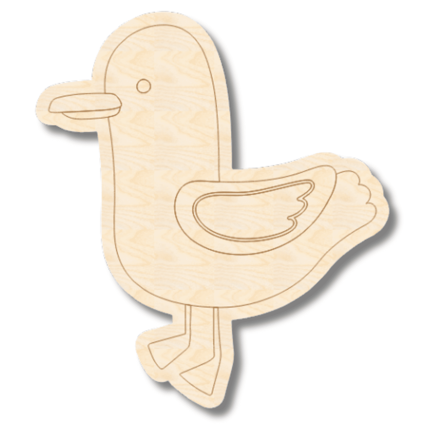 Unfinished Wood Etched Seagull Shape 30" / 1/4" - Walmart.com