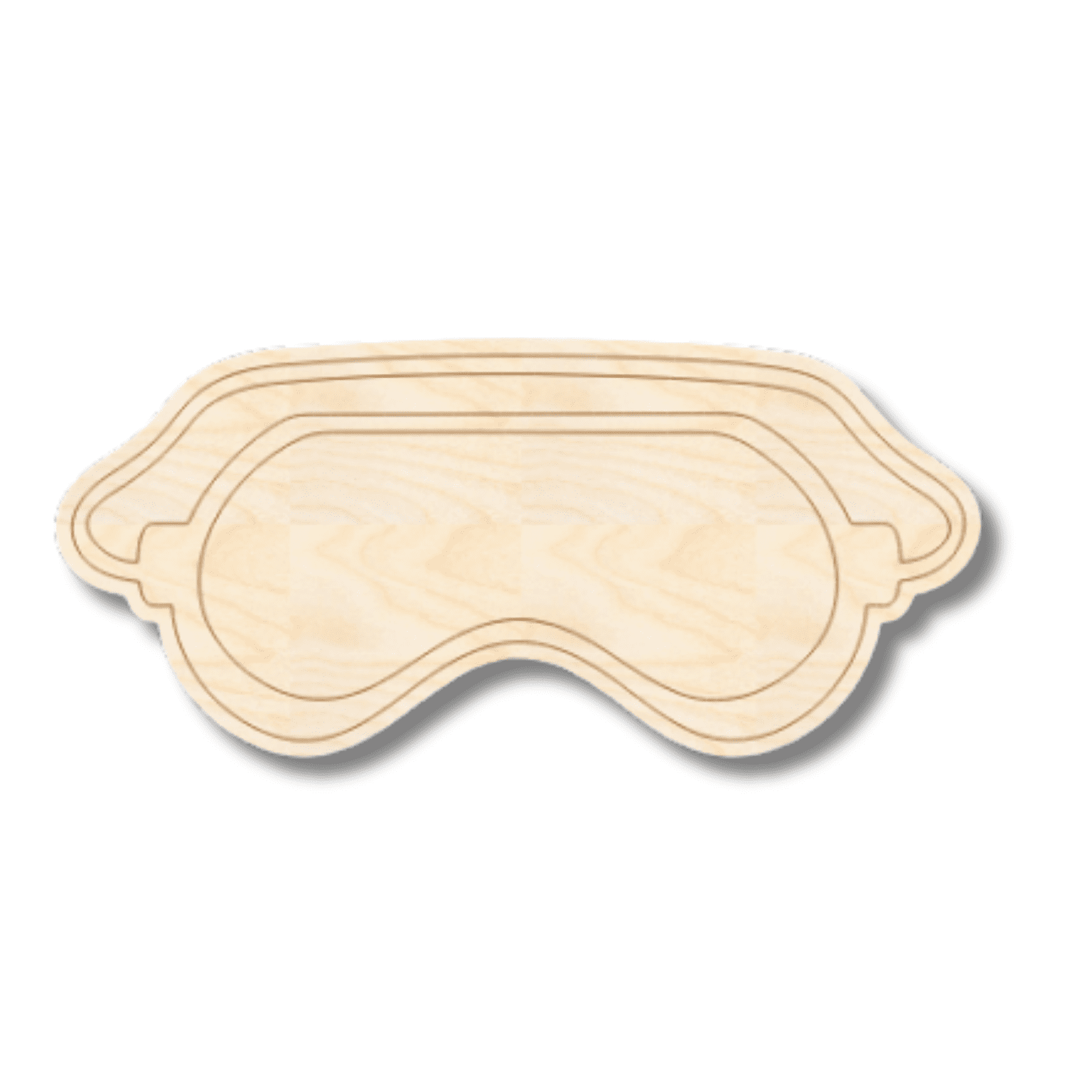 Unfinished Wood Etched Ski Goggles Up Shape | Paint By Line Crafts | up ...