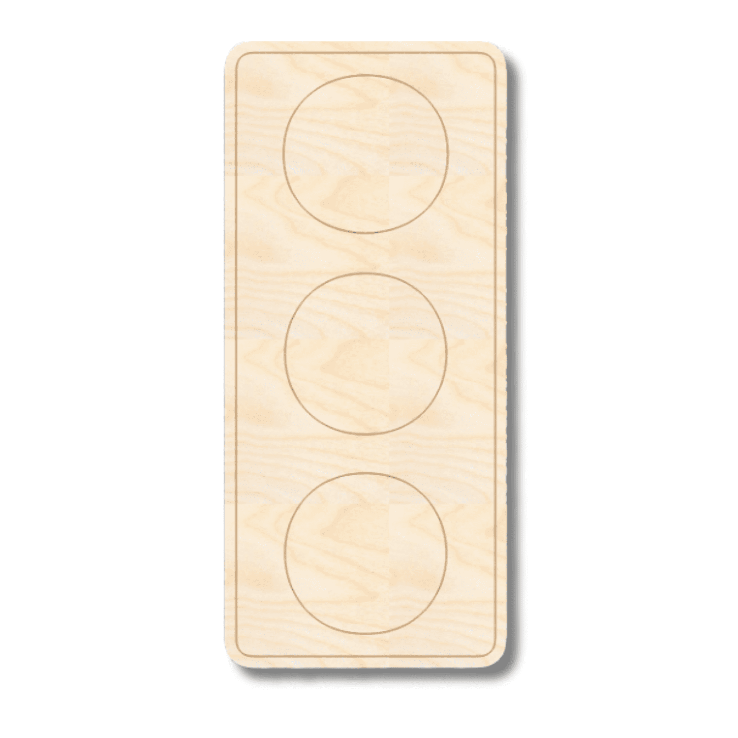 Unfinished Wood Etched Stop Light Shape | Paint By Line Crafts | up to ...