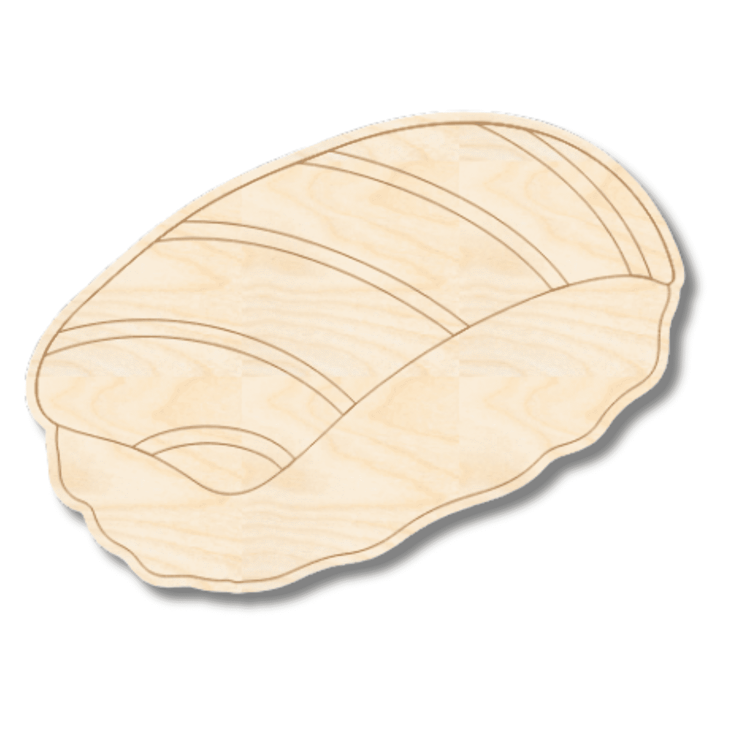 Unfinished Wood Etched Sushi Shape 20" / 1/4" - Walmart.com