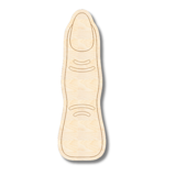Unfinished Wood Etched Witch Finger Shape 4" / 1/4" - Walmart.com