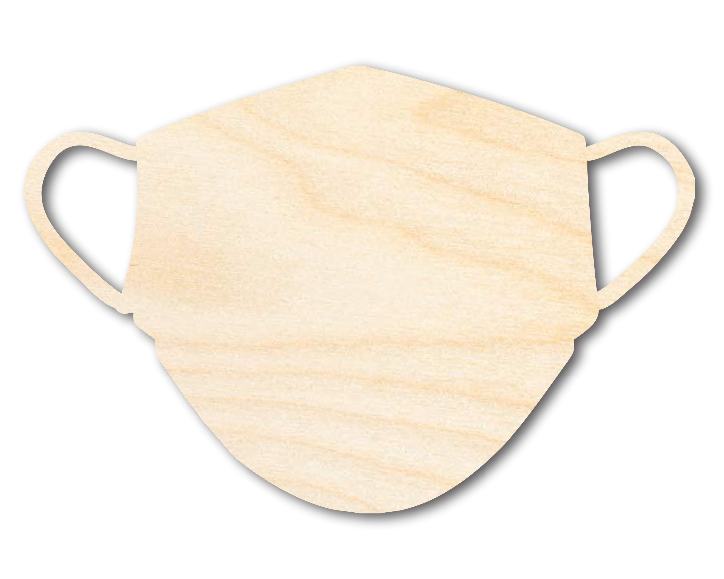 Unfinished Wood Face Mask Shape | DIY Craft Cutout | up to 46" DIY 7 ...