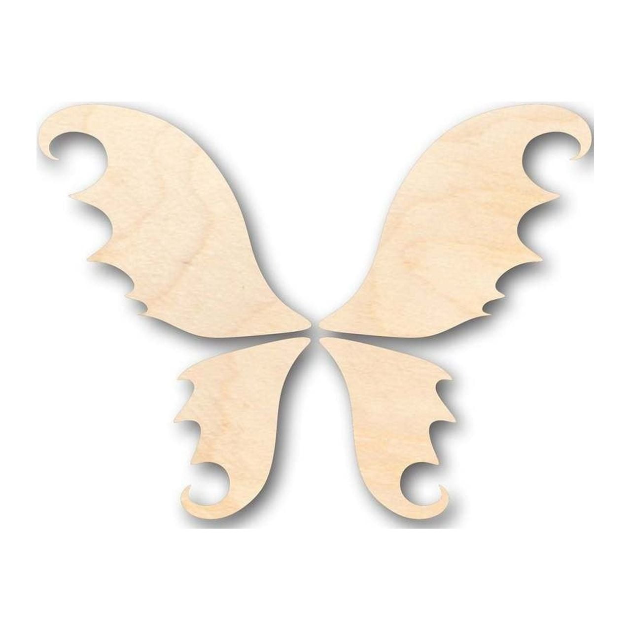 Unfinished Wood Fairy Wings Shape - Mythical - DIY Costume - 4 Piece ...