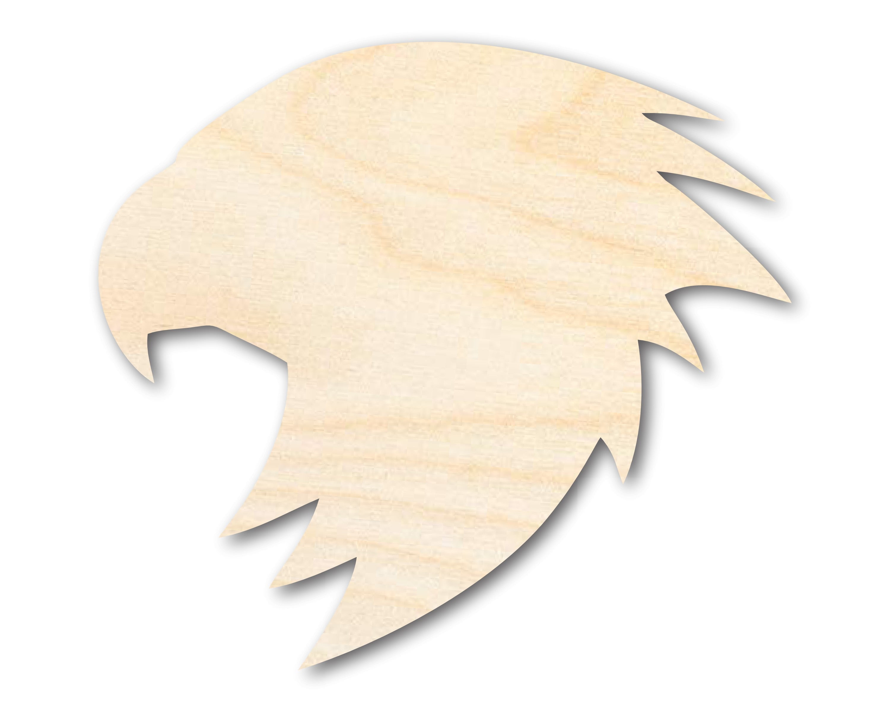 Unfinished Wood Falcon Mascot Shape | DIY Craft Cutout | up to 46" DIY ...