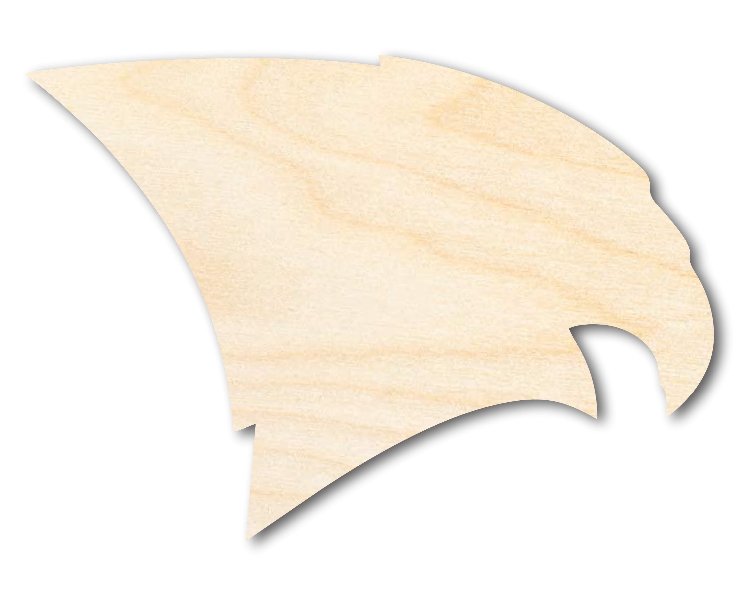 Unfinished Wood Falcon Mascot Shape | DIY Craft Cutout 24" / 3/4 ...