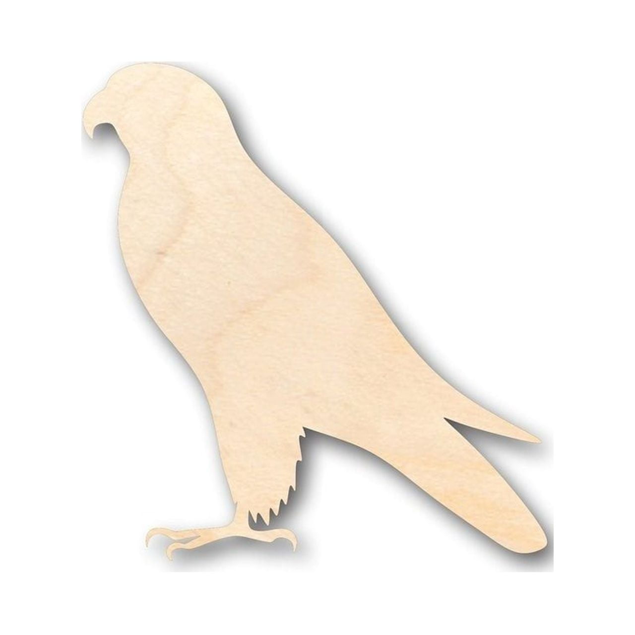 Unfinished Wood Falcon Shape - Animal - Bird - Wildlife - Craft - up to ...