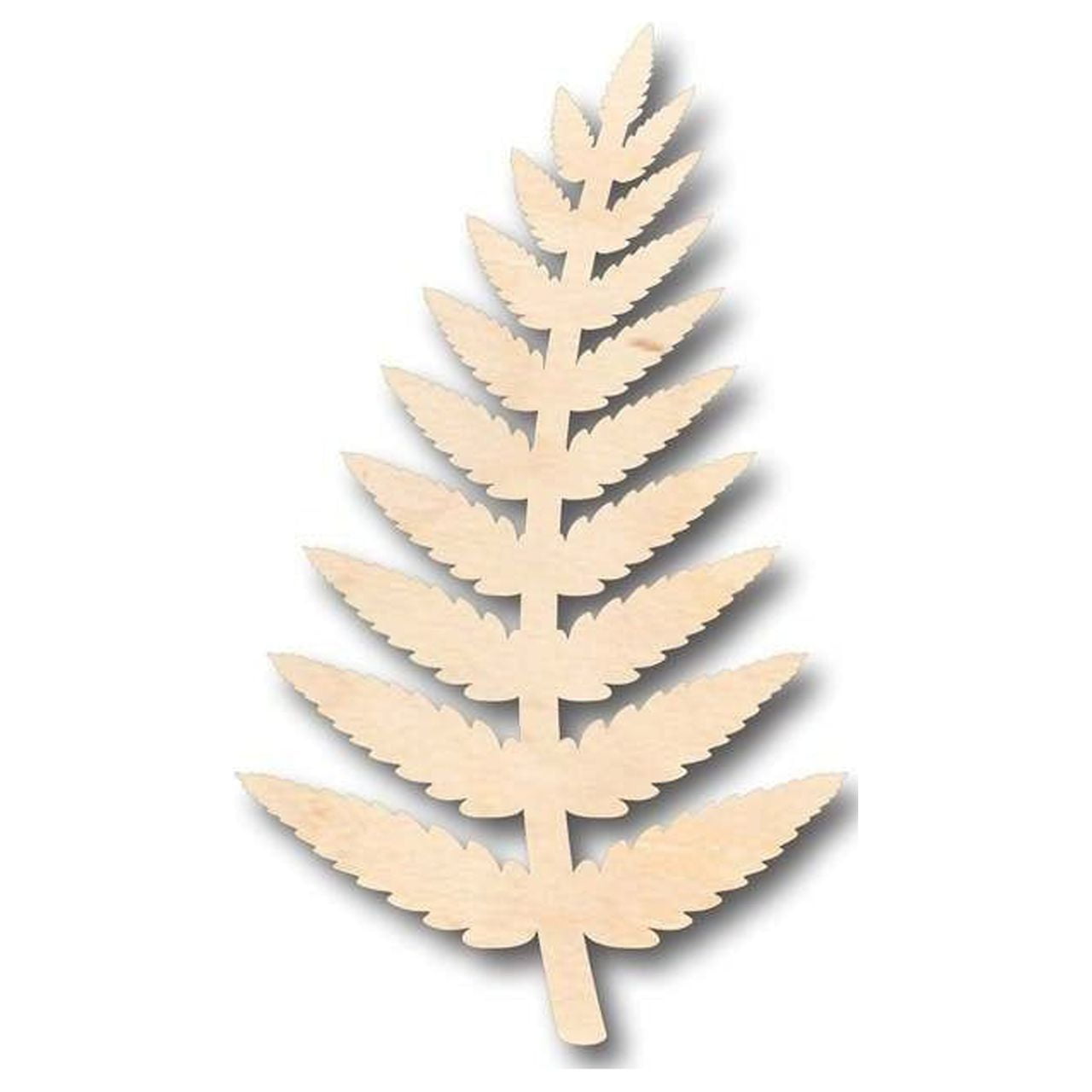 Unfinished Wood Fern Shape - Plants - Craft - up to 46" DIY 24" / 3/4 ...