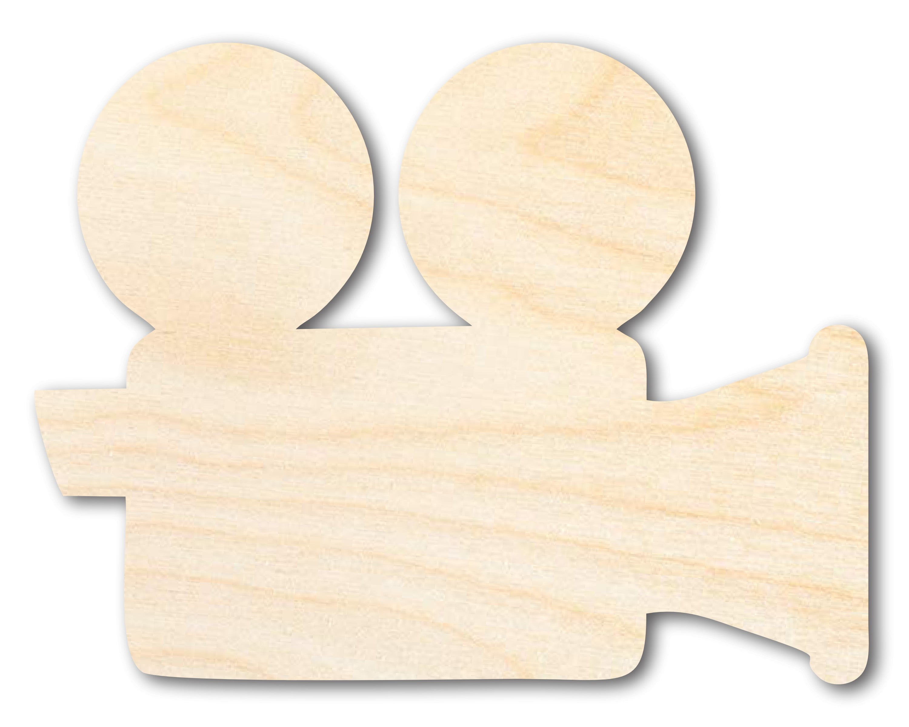 Unfinished Wood Film Camera Shape | DIY Craft Cutout 14" / 1/4 ...