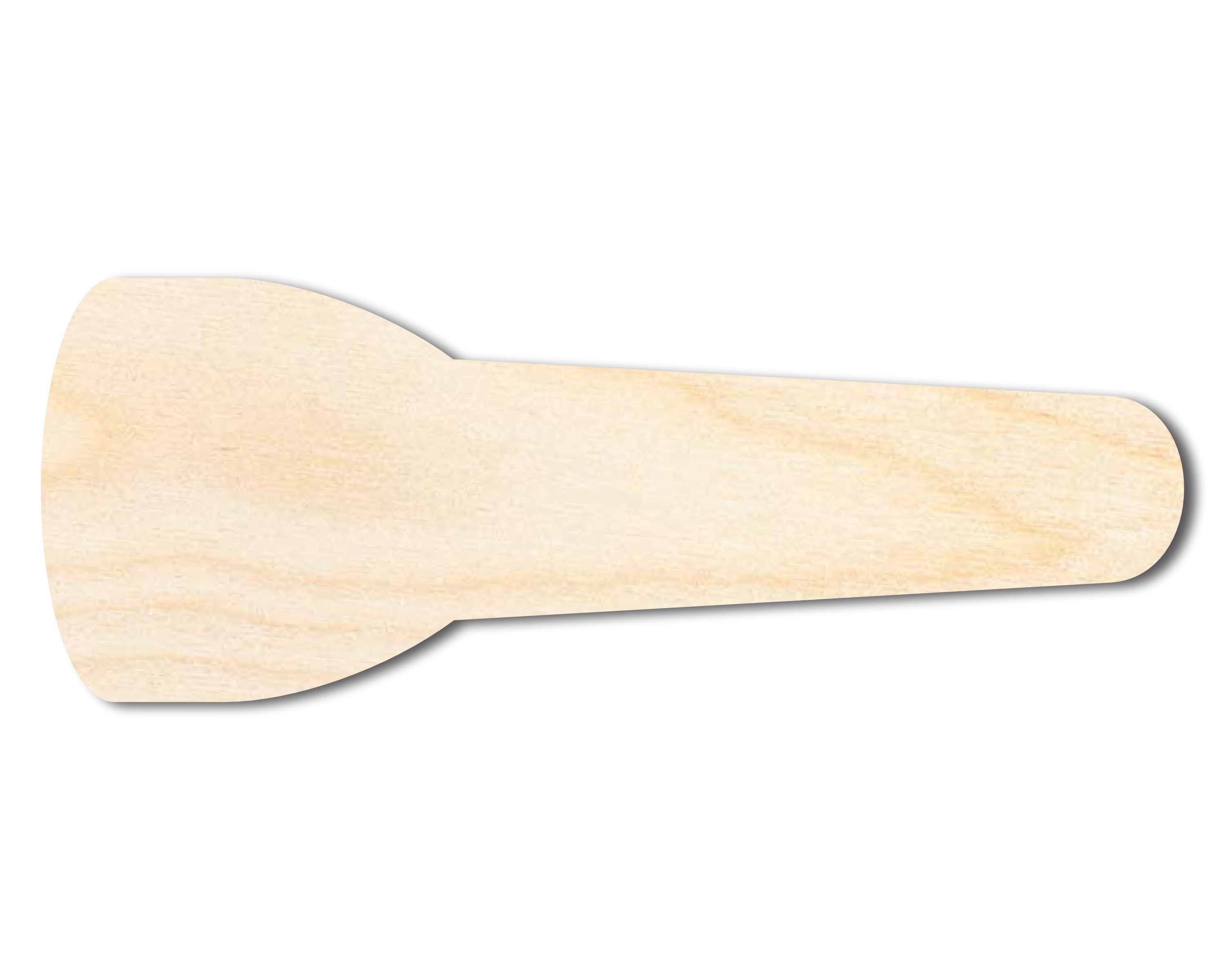 Unfinished Wood Flashlight Shape | Craft Cutout 5" / 1/8" - Walmart.com